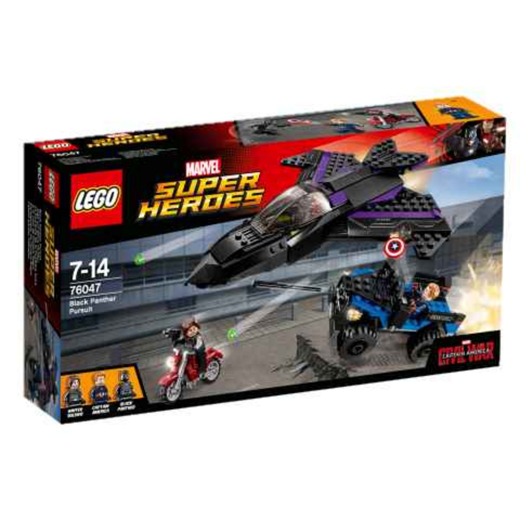 LEGO Super Heroes Marve 76047 - La poursuite de la Panthère Noire pas ...