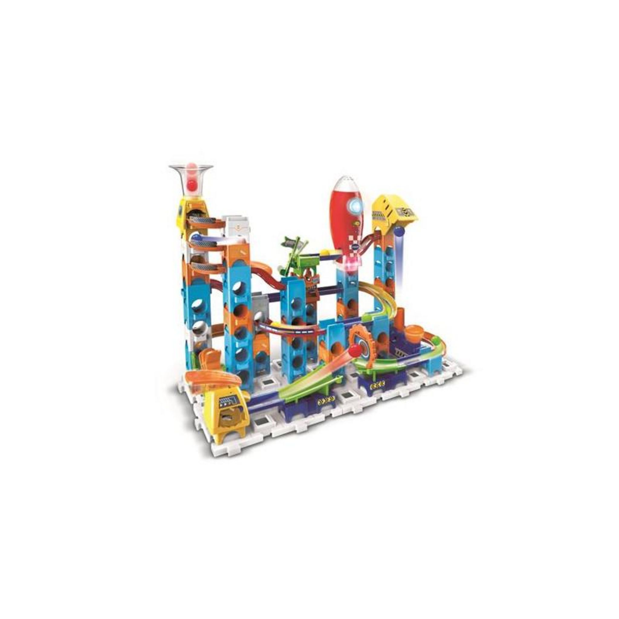 VTECH Construction circuit bille Vtech Marble Rush Rocket M100E pas ...