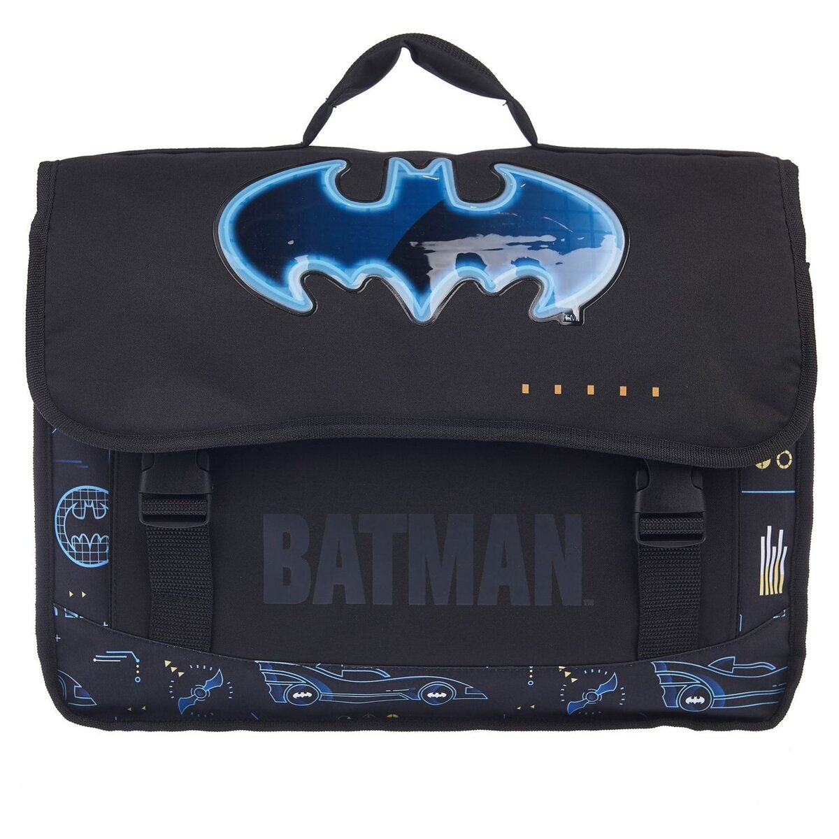 DC COMIC'S Cartable 41 cm noir BATMAN pas cher - Auchan.fr
