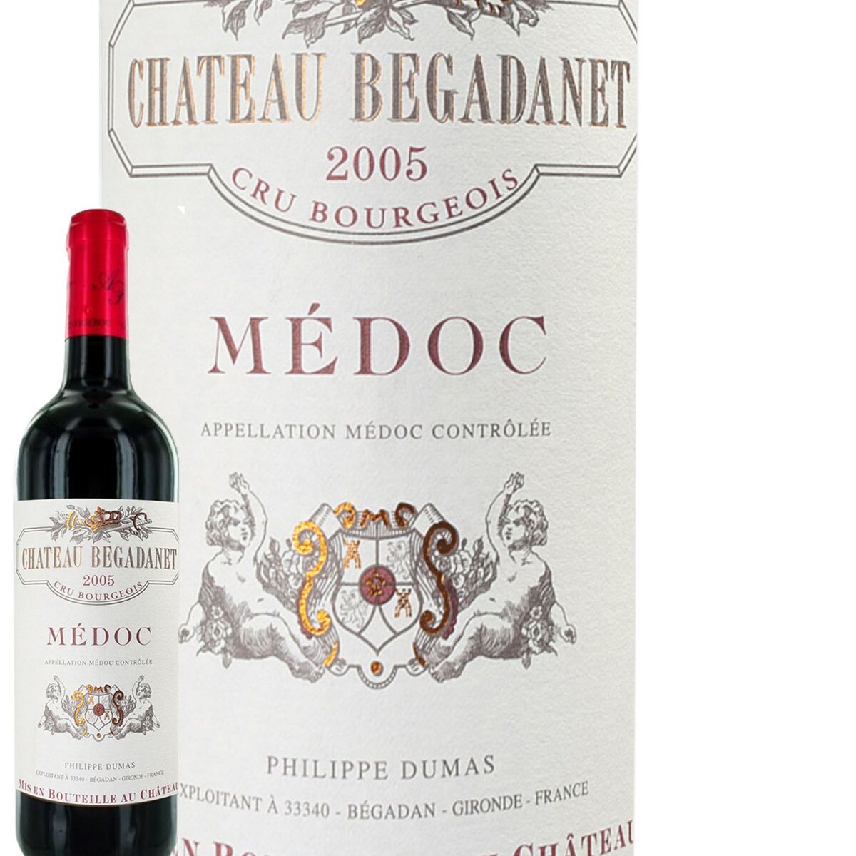 Château Begadanet Médoc Rouge 2005 pas cher - Auchan.fr