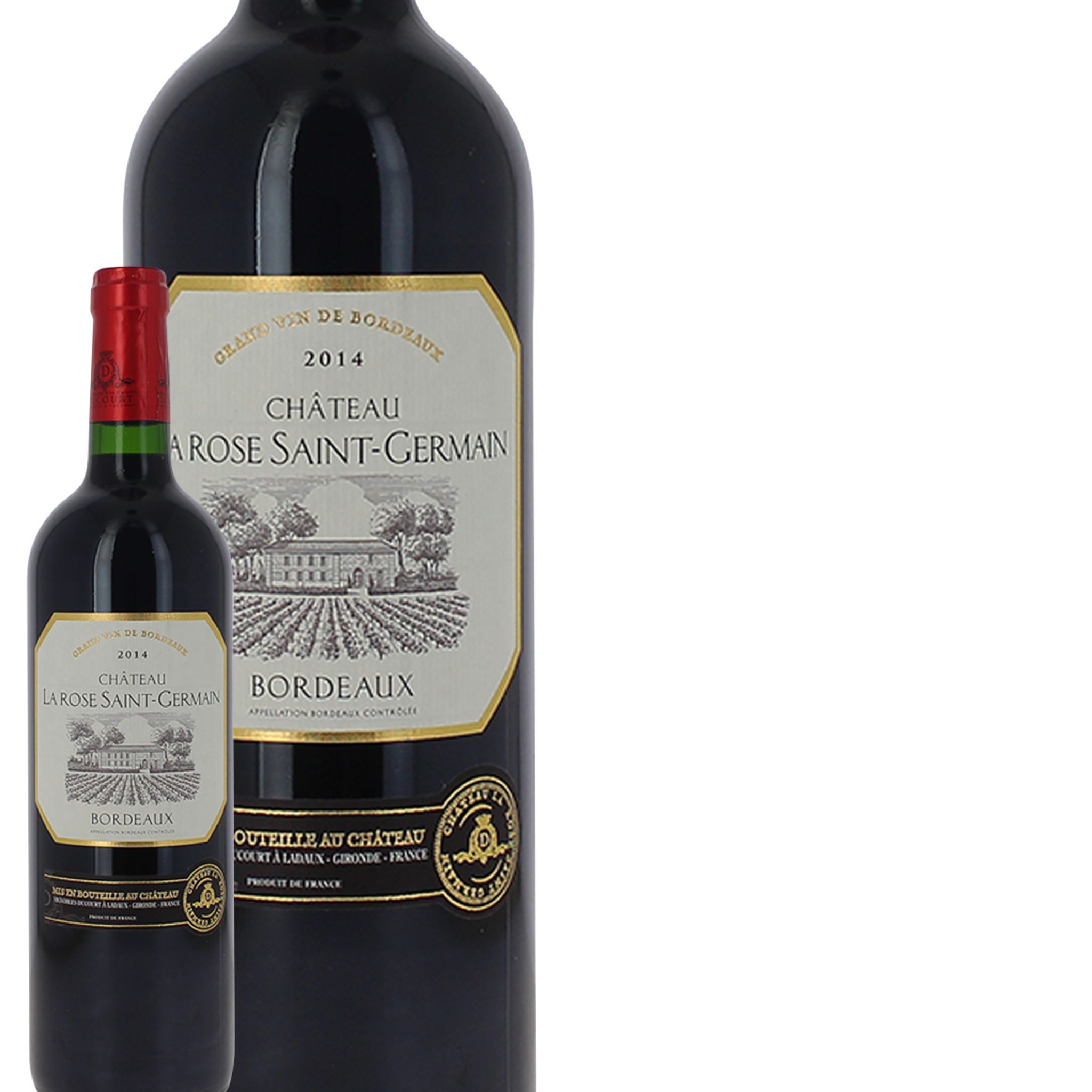 Château La Rose Saint-Germain Bordeaux Rouge 2014 pas cher - Auchan.fr