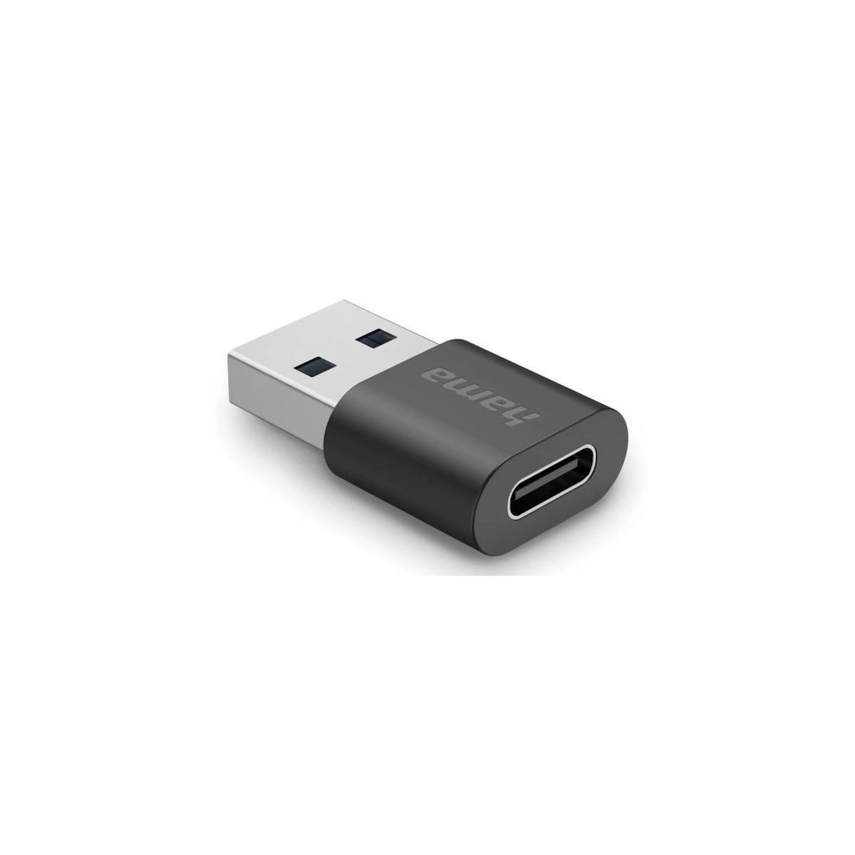 Hama Hama 00200357 changeur de genre de câble USB-A USB-C Noir pas cher ...