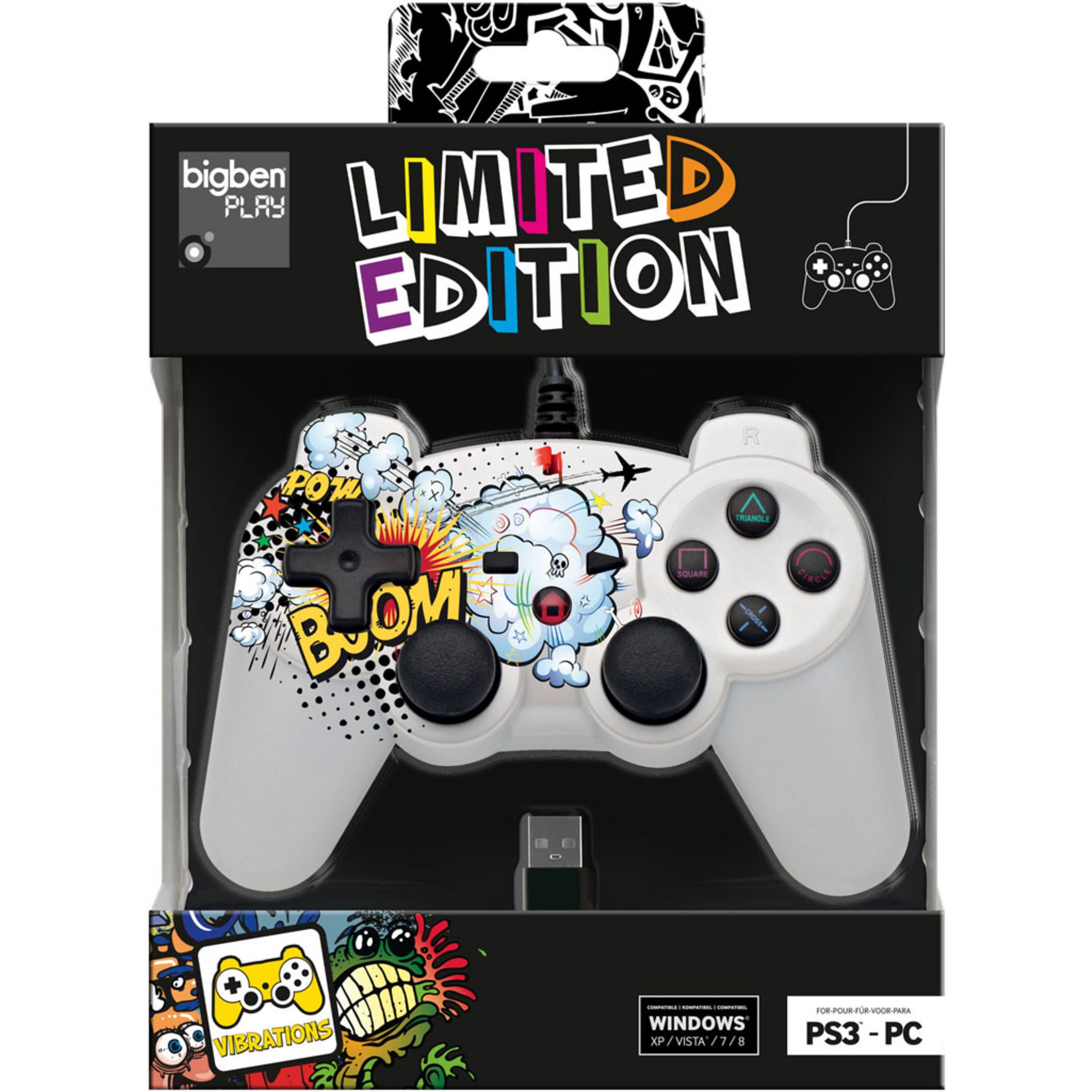 Manette PS3 filaire édition limitée "Street" pas cher - Auchan.fr