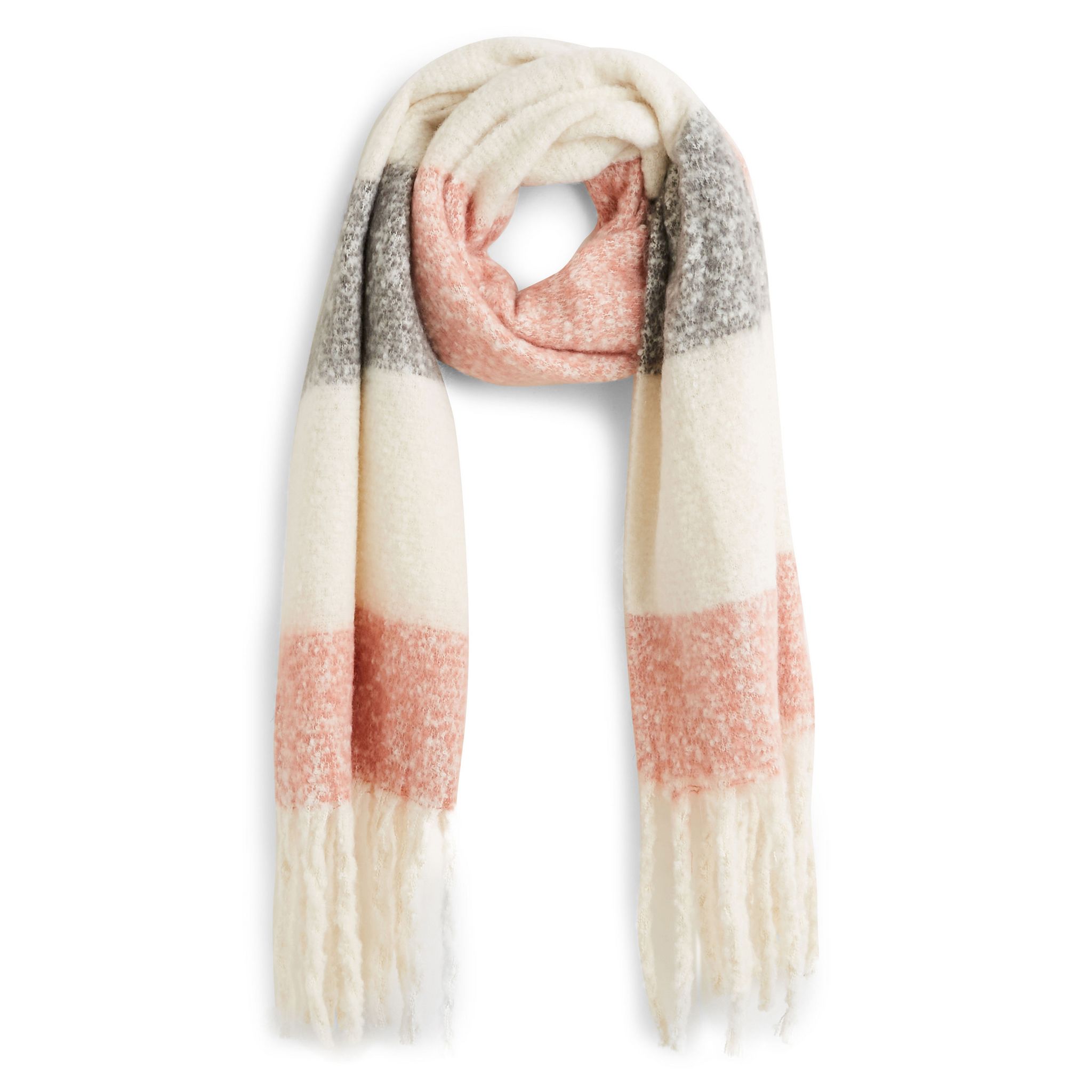 INEXTENSO Echarpe rose femme pas cher - Auchan.fr