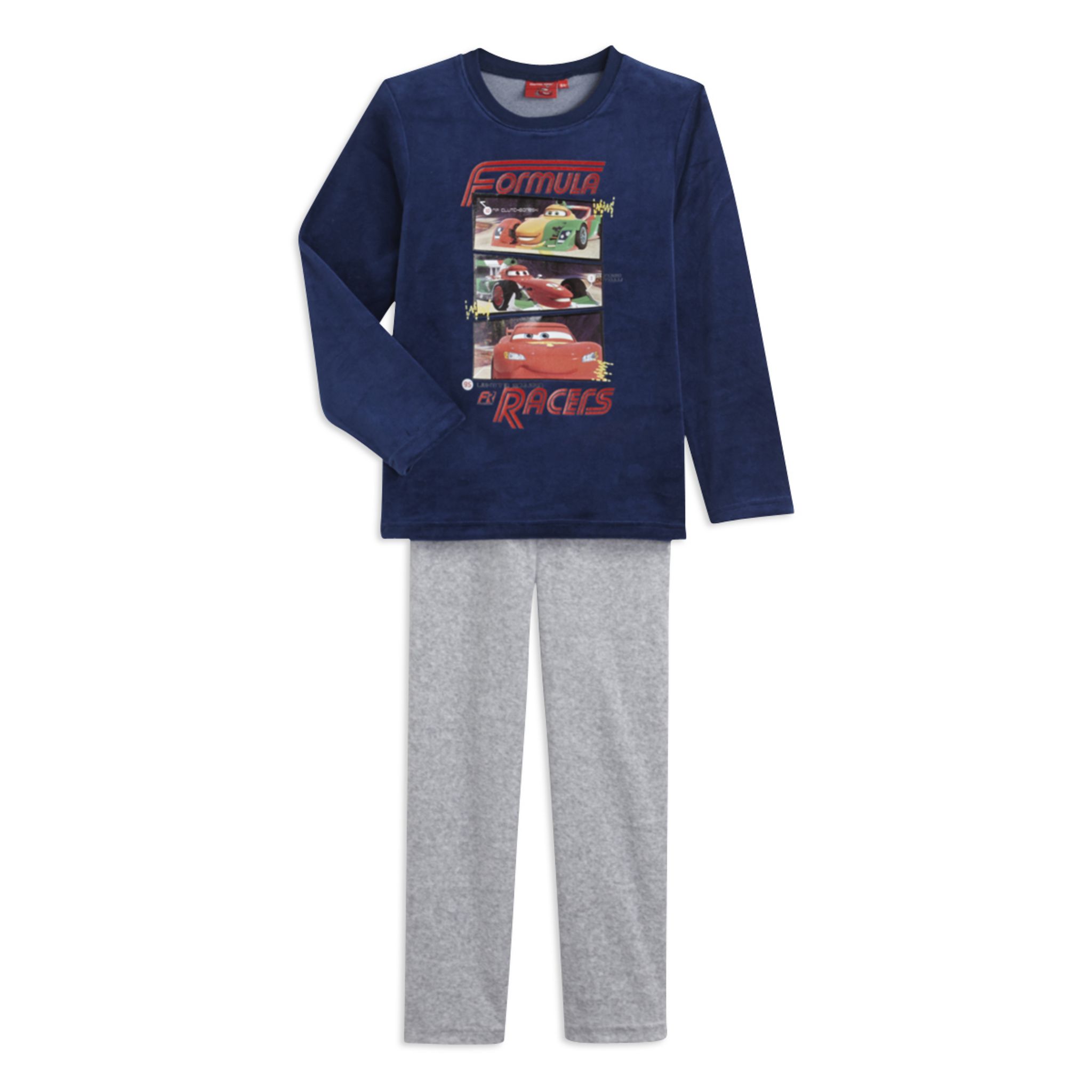 CARS Pyjama velours garçon Disney du 2 au 8 ans pas cher - Auchan.fr