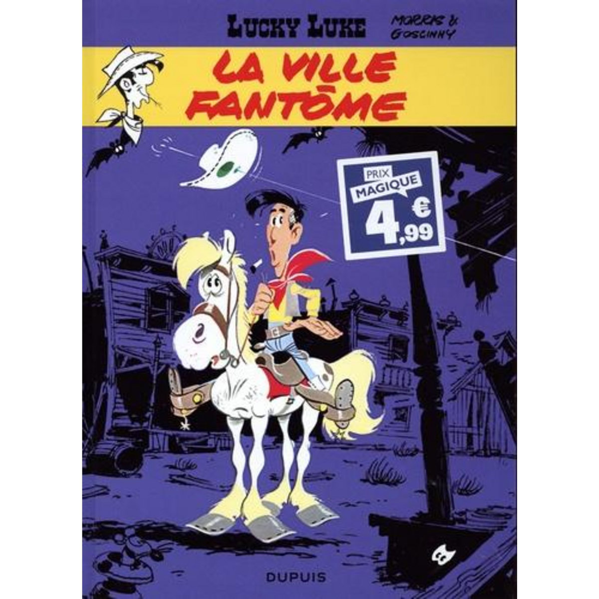 LUCKY LUKE TOME 25 : LA VILLE FANTOME, Morris pas cher - Auchan.fr