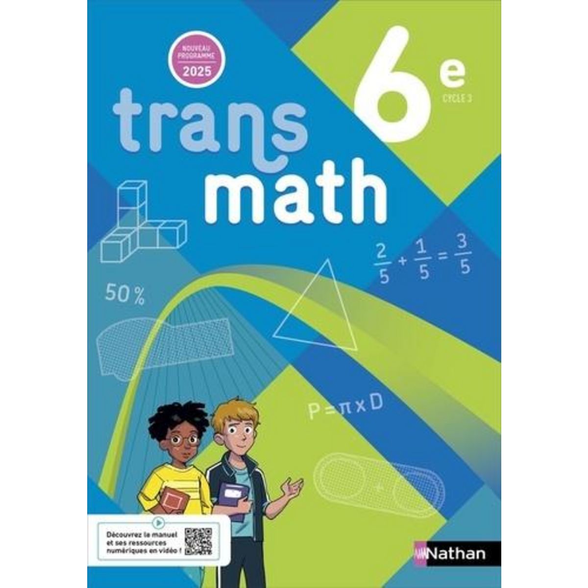 TRANSMATH 6E. EDITION 2025, Malaval Joël pas cher - Auchan.fr