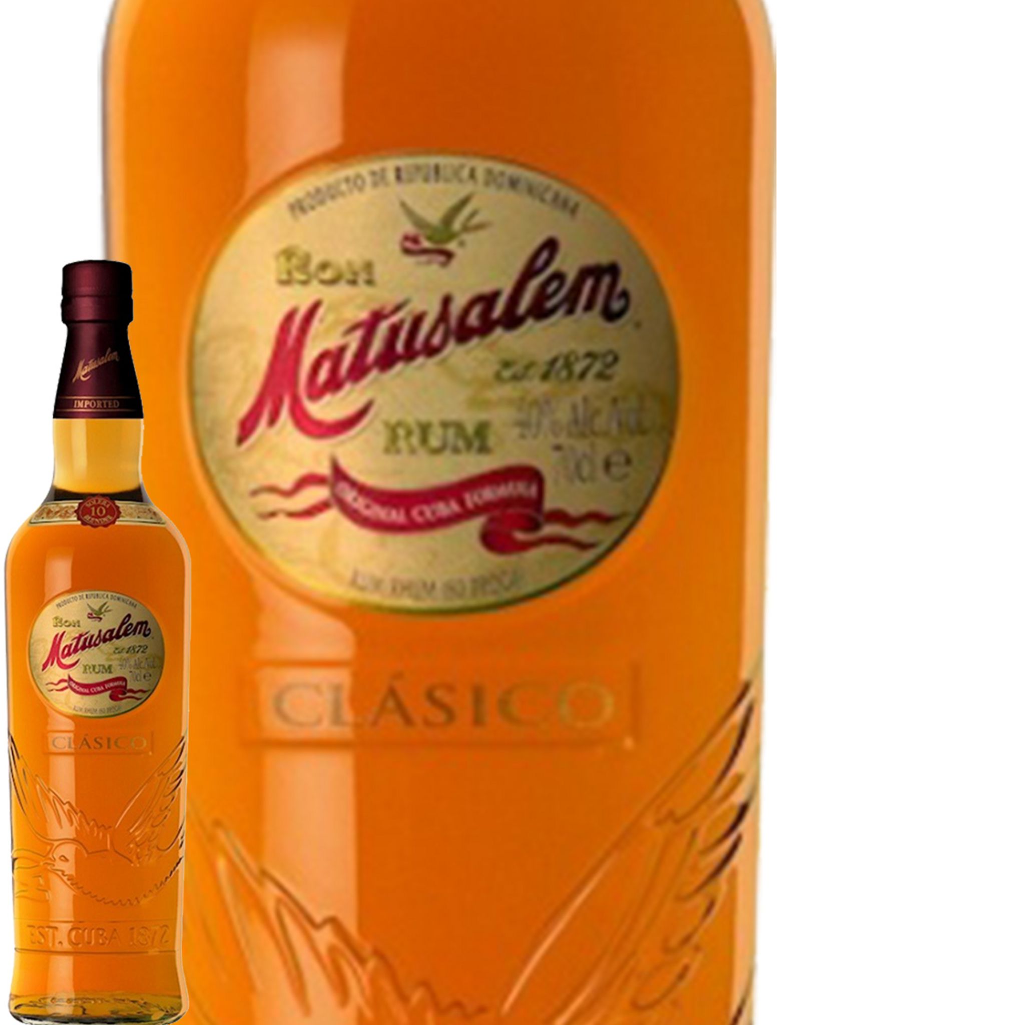 Matusalem Rhum Vieux Matusalem Clasico - 10 ans - 70cl pas cher - Auchan.fr