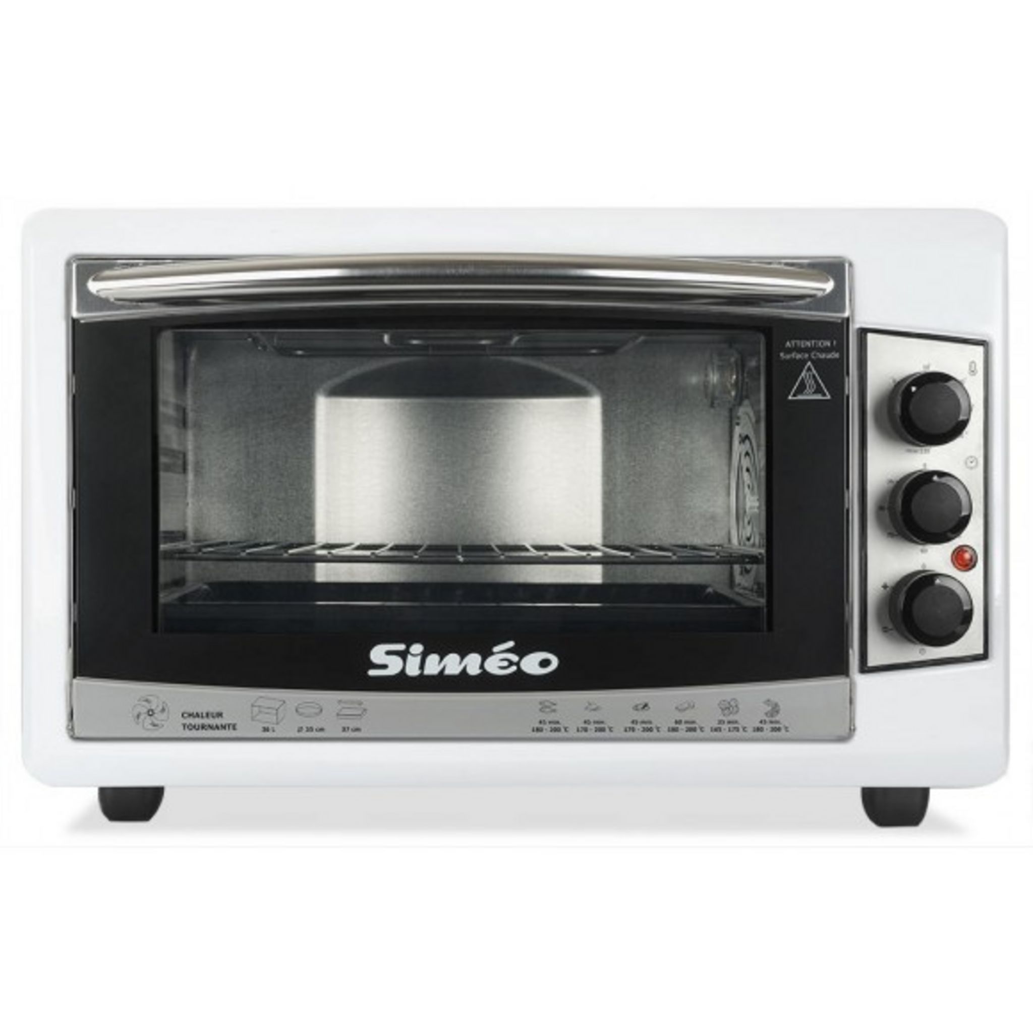 SIMEO Mini four QF461 AL Four pas cher - Auchan.fr