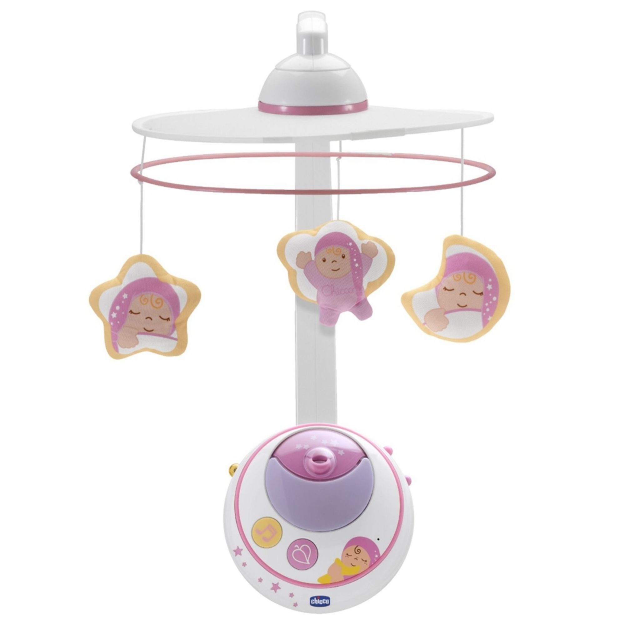 CHICCO Mobile double projection rose pas cher - Auchan.fr