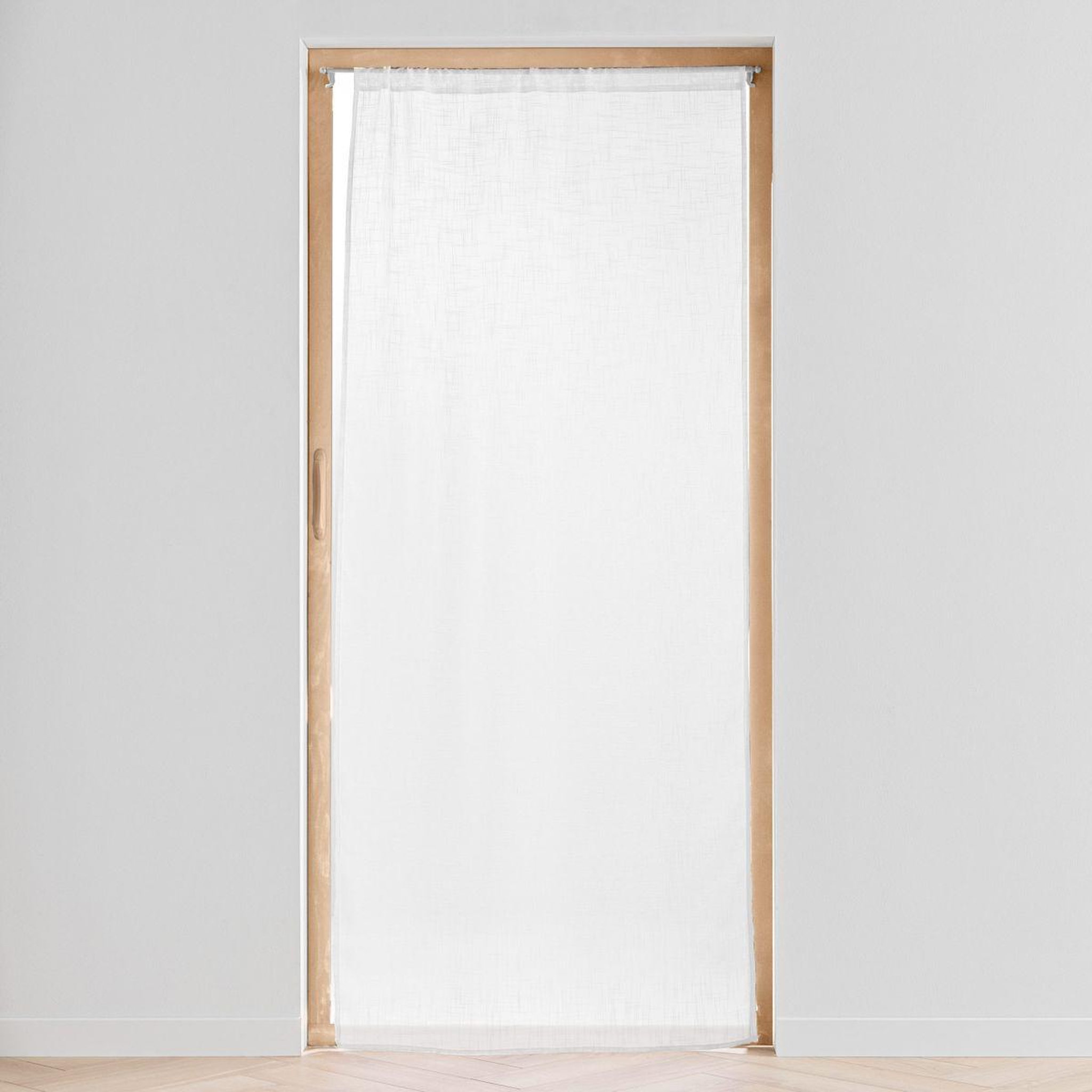 Douceur d'Intérieur Voilage Passe-Tringle Haltona 90x200cm Blanc pas ...