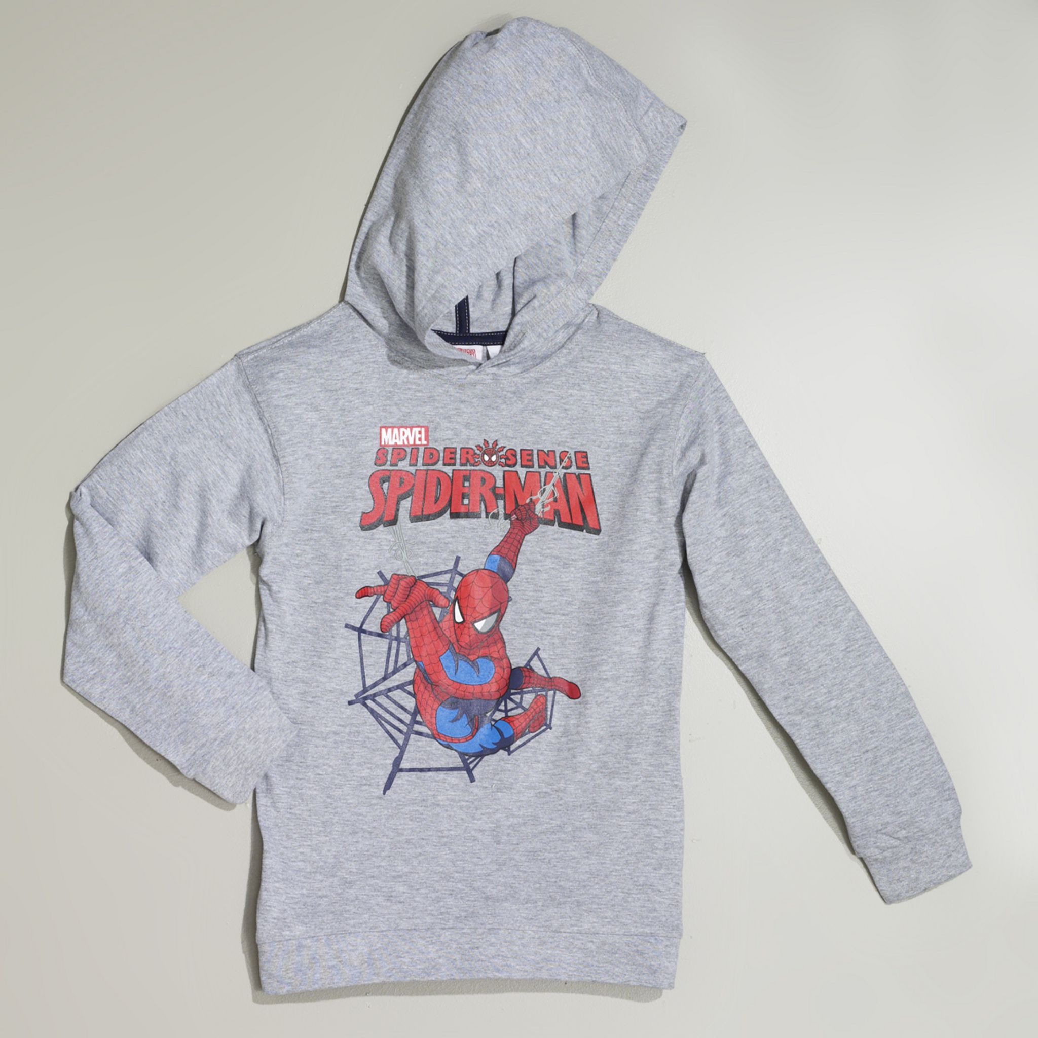 SPIDERMAN Tee shirt manches longues à capuche pas cher - Auchan.fr
