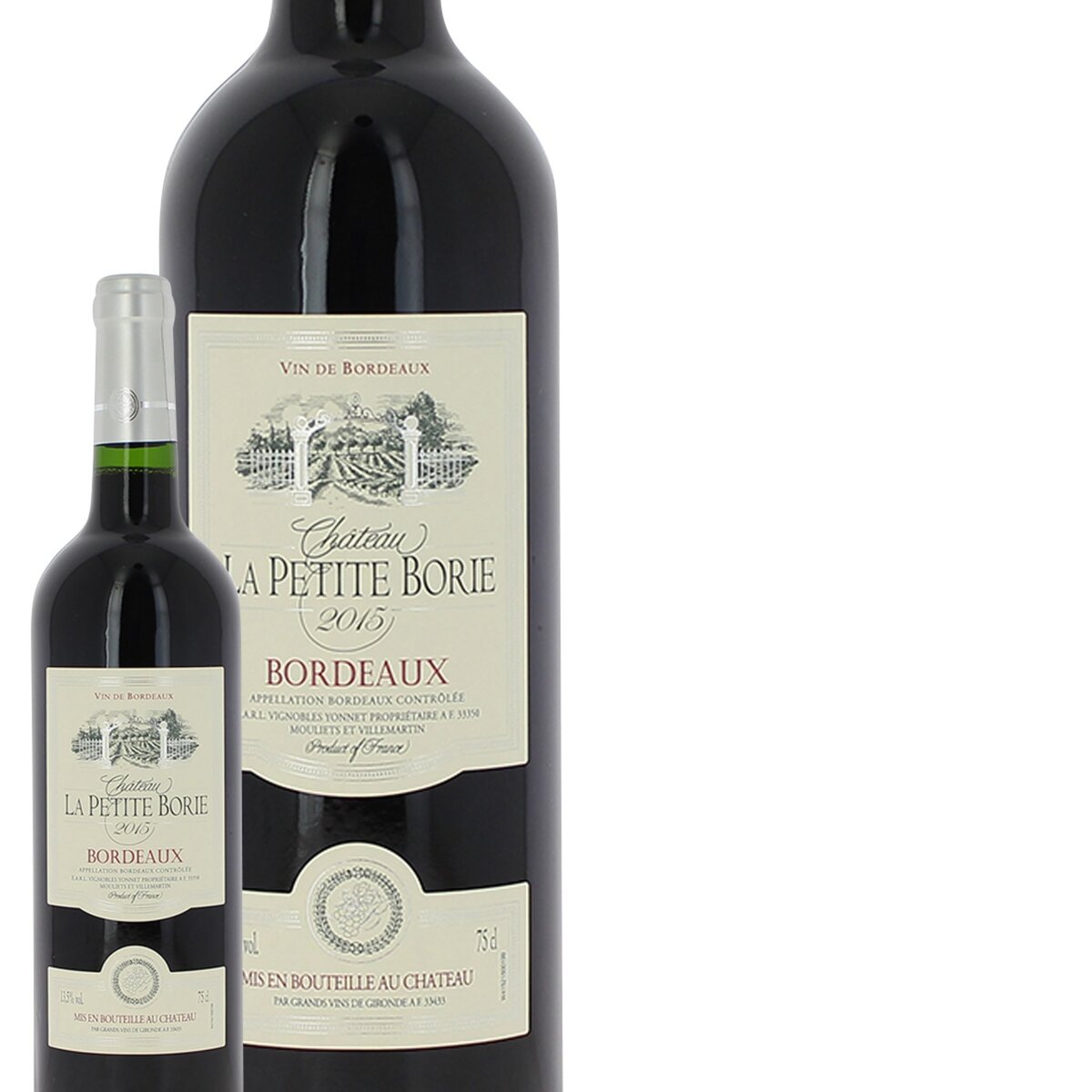 Château la Petite Borie Bordeaux Rouge 2015 pas cher - Auchan.fr