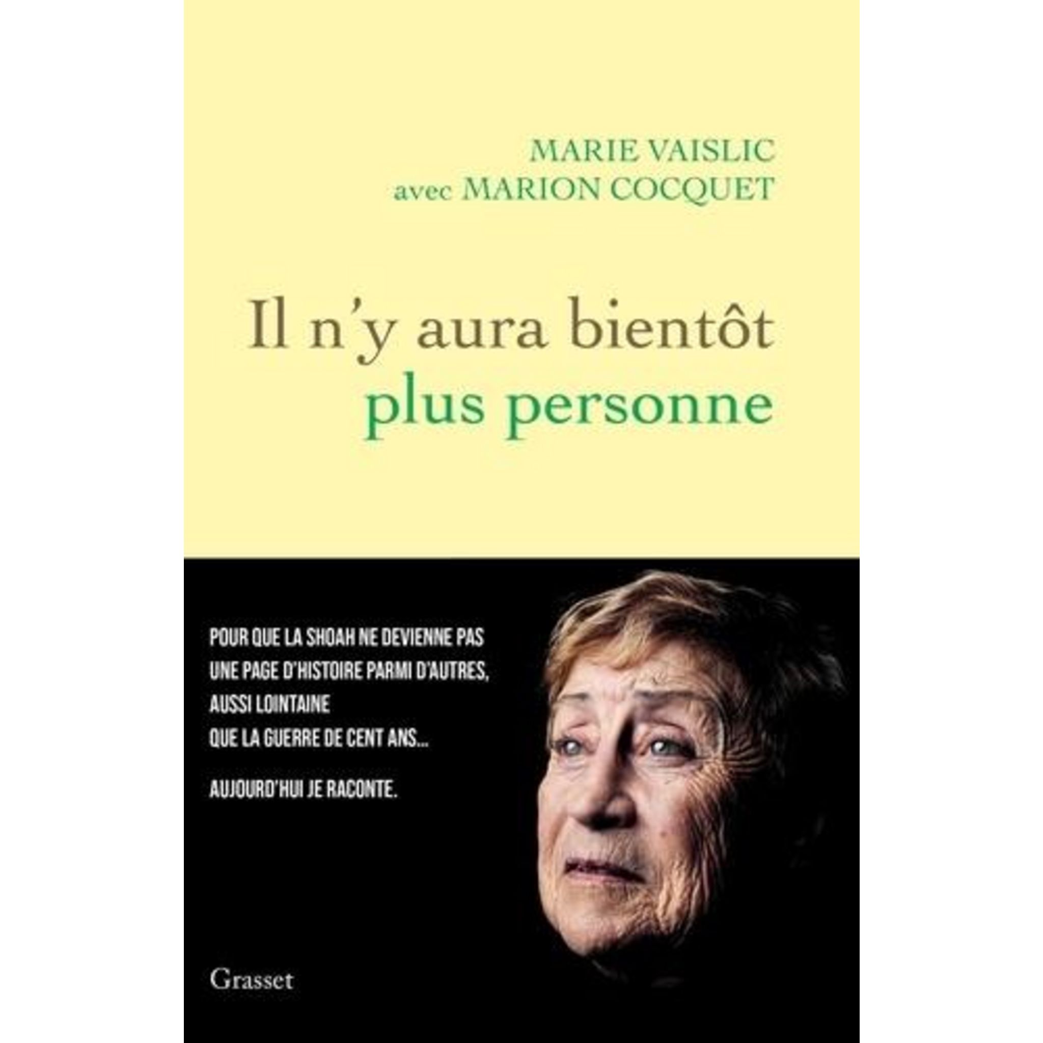IL N'Y AURA BIENTOT PLUS PERSONNE, Vaislic Marie pas cher - Auchan.fr