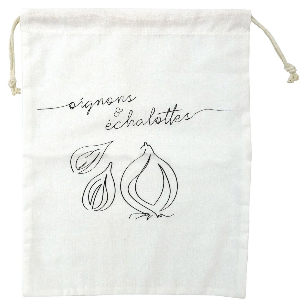 Sac conservation oignons coton pas cher - Auchan.fr