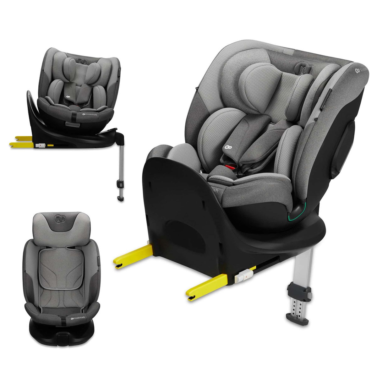 KINDERKRAFT Siège auto I-FIX i-Size 40 à 150 cm pas cher - Auchan.fr