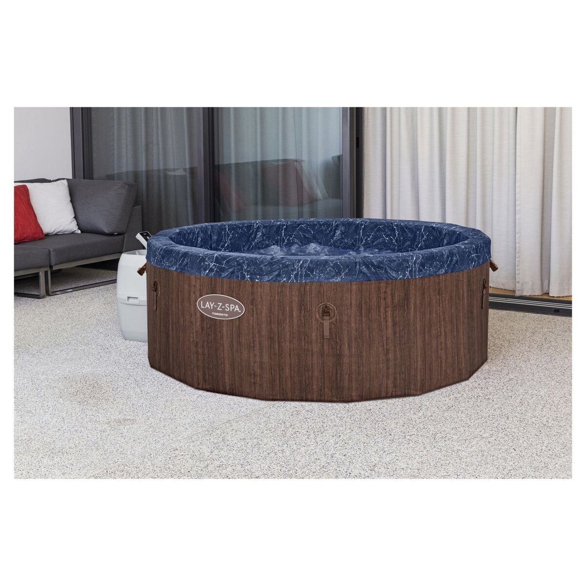 BESTWAY Spa semi rigide rond 5-7 places Lay-Z-Spa® Toronto Airjet Plus ...