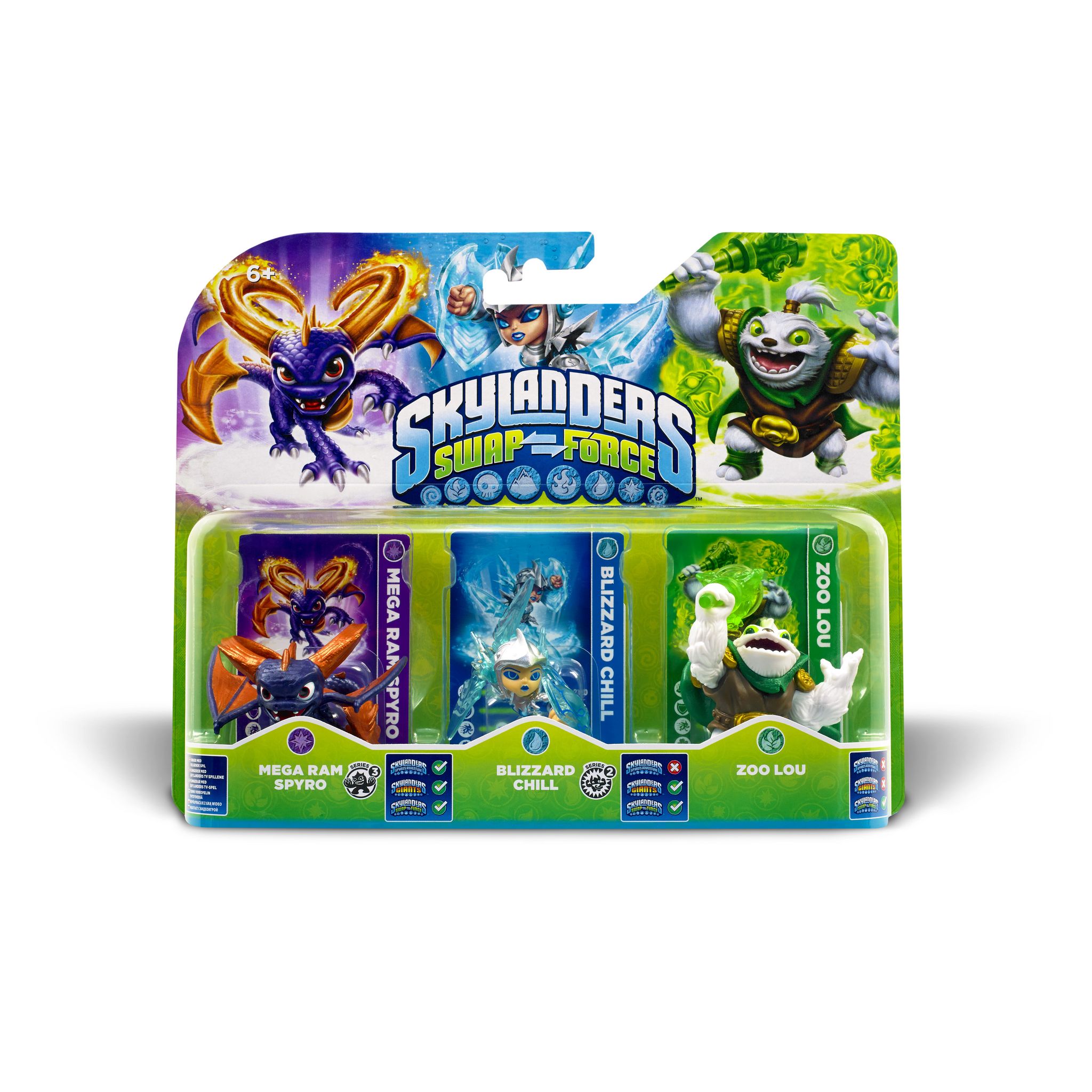 Triple Pack Skylanders Swap Force pas cher - Auchan.fr