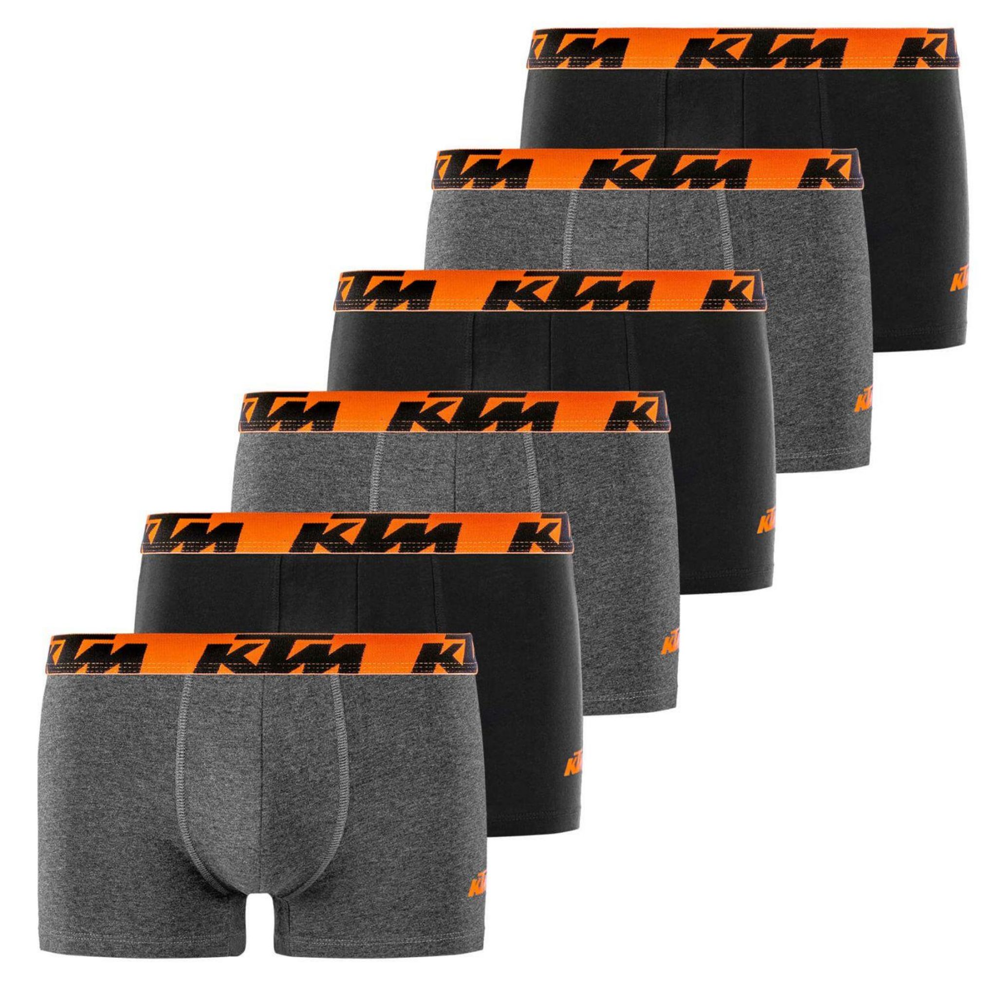 KTM Lot de 6 boxers homme Assortis pas cher - Auchan.fr