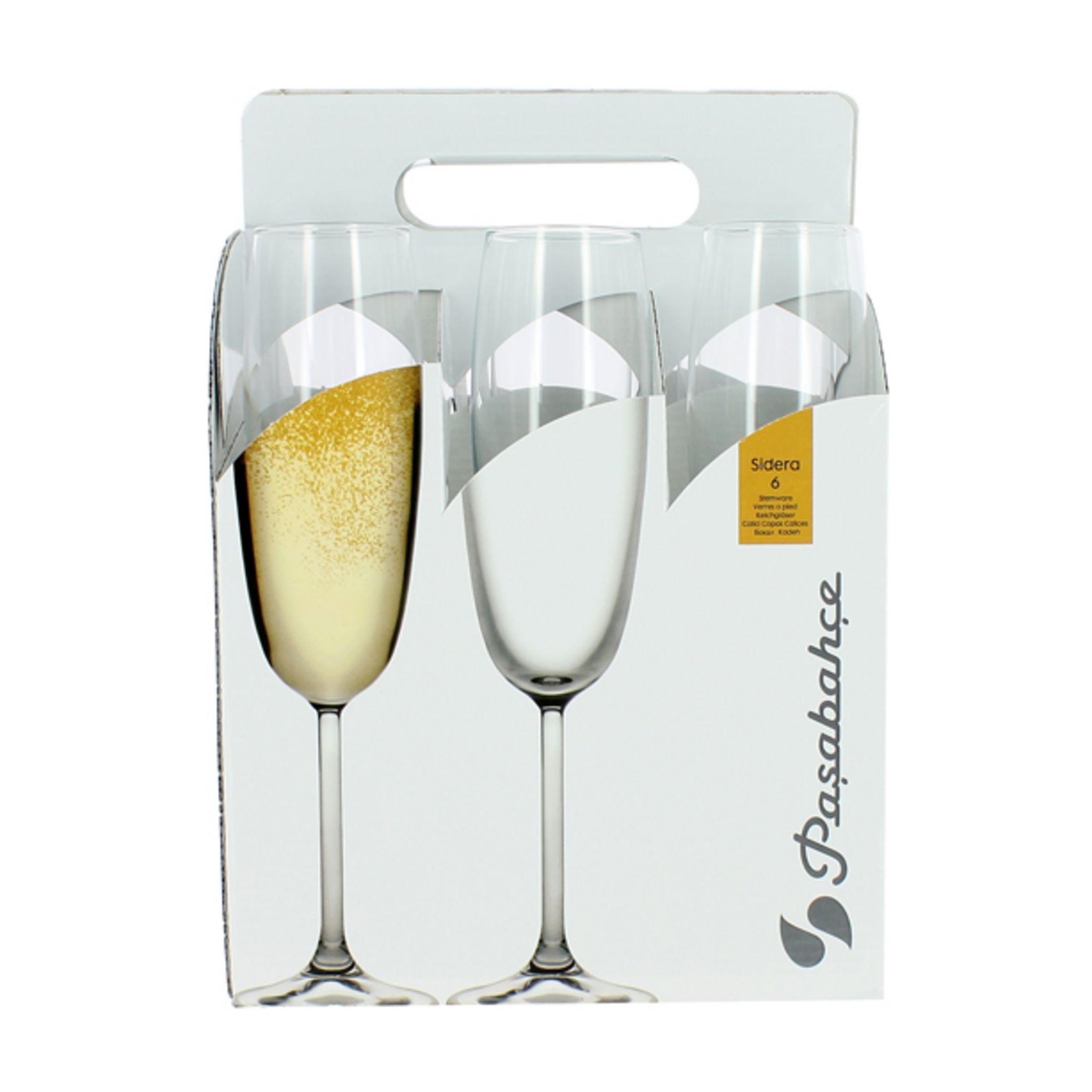 Lot 6 flutes SIDERA 22 cl pas cher - Auchan.fr