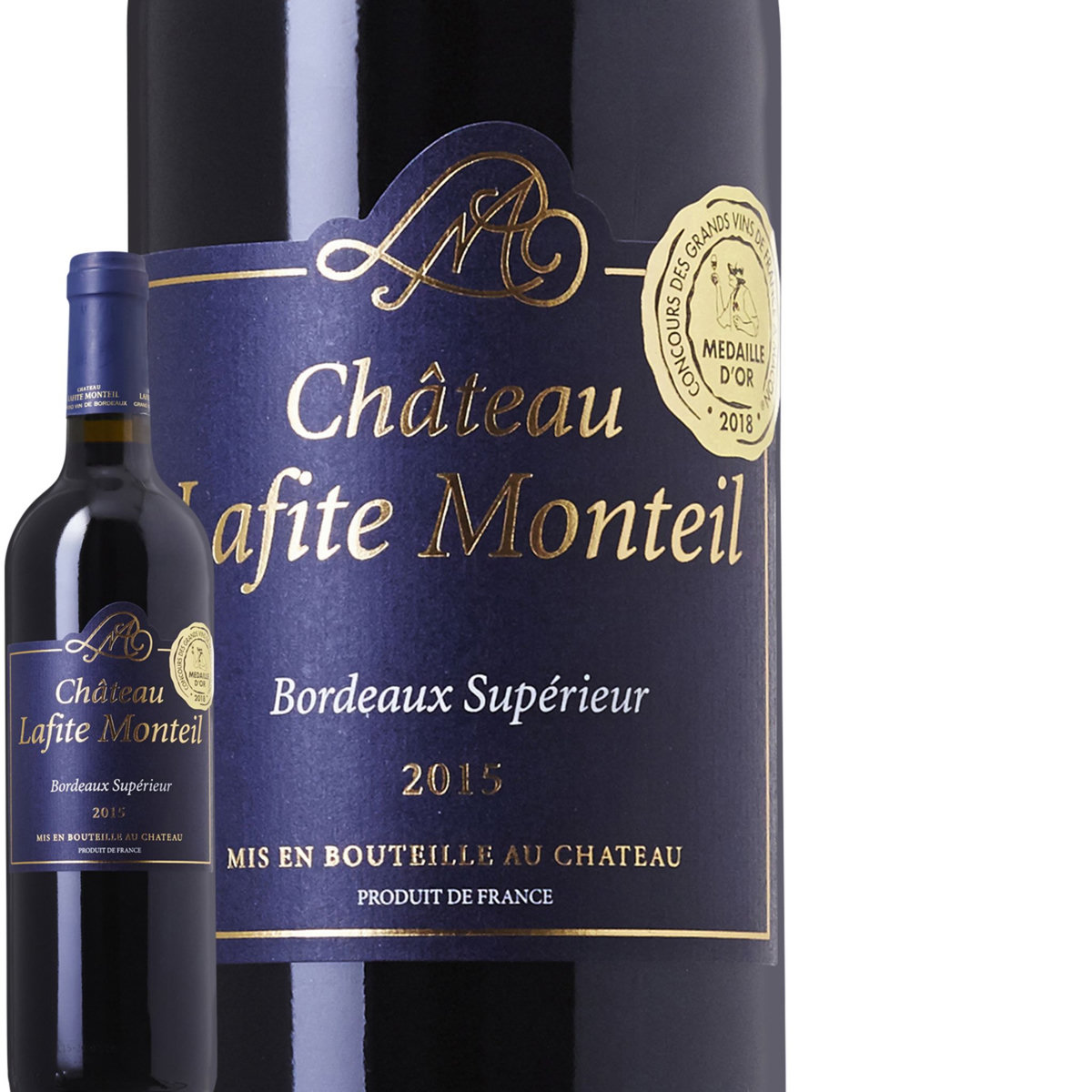 Château Lafite Monteil Bordeaux Supérieur Rouge 2015 pas cher - Auchan.fr