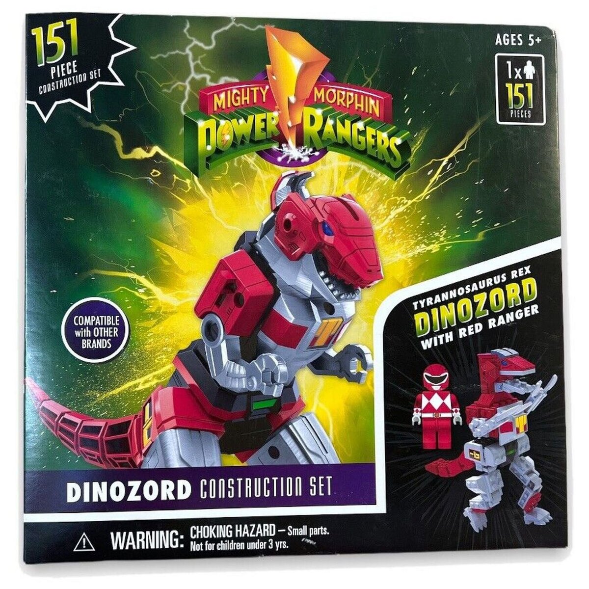 FOREVER CELVER Jeu de construction Power Rangers 151 pièces pas cher ...