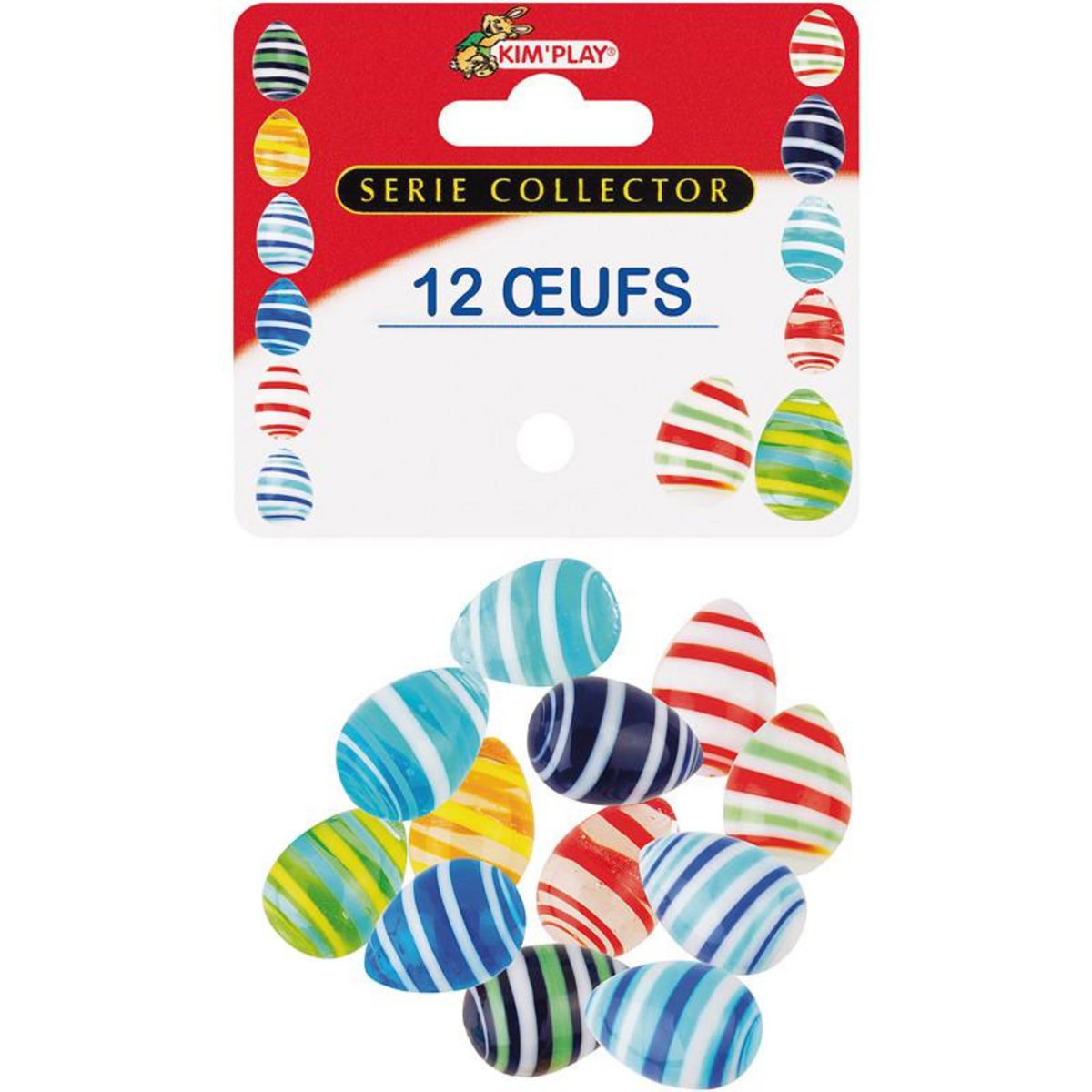Kim Play BILLES 12 OEUFS KIM PLAY COU9046 pas cher - Auchan.fr