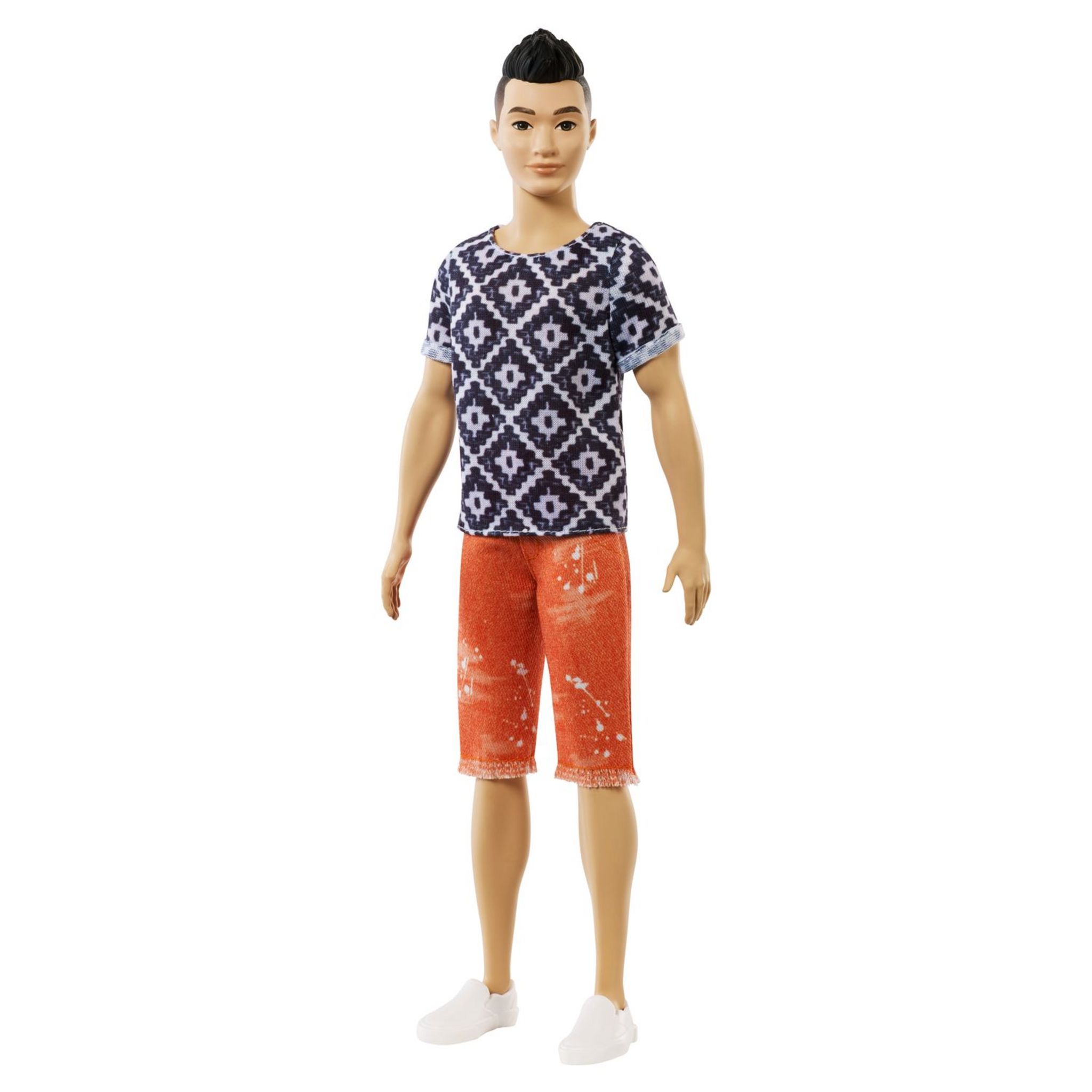 BARBIE Poupée Ken Boho en short 29 cm - Barbie Fashionistas pas cher ...