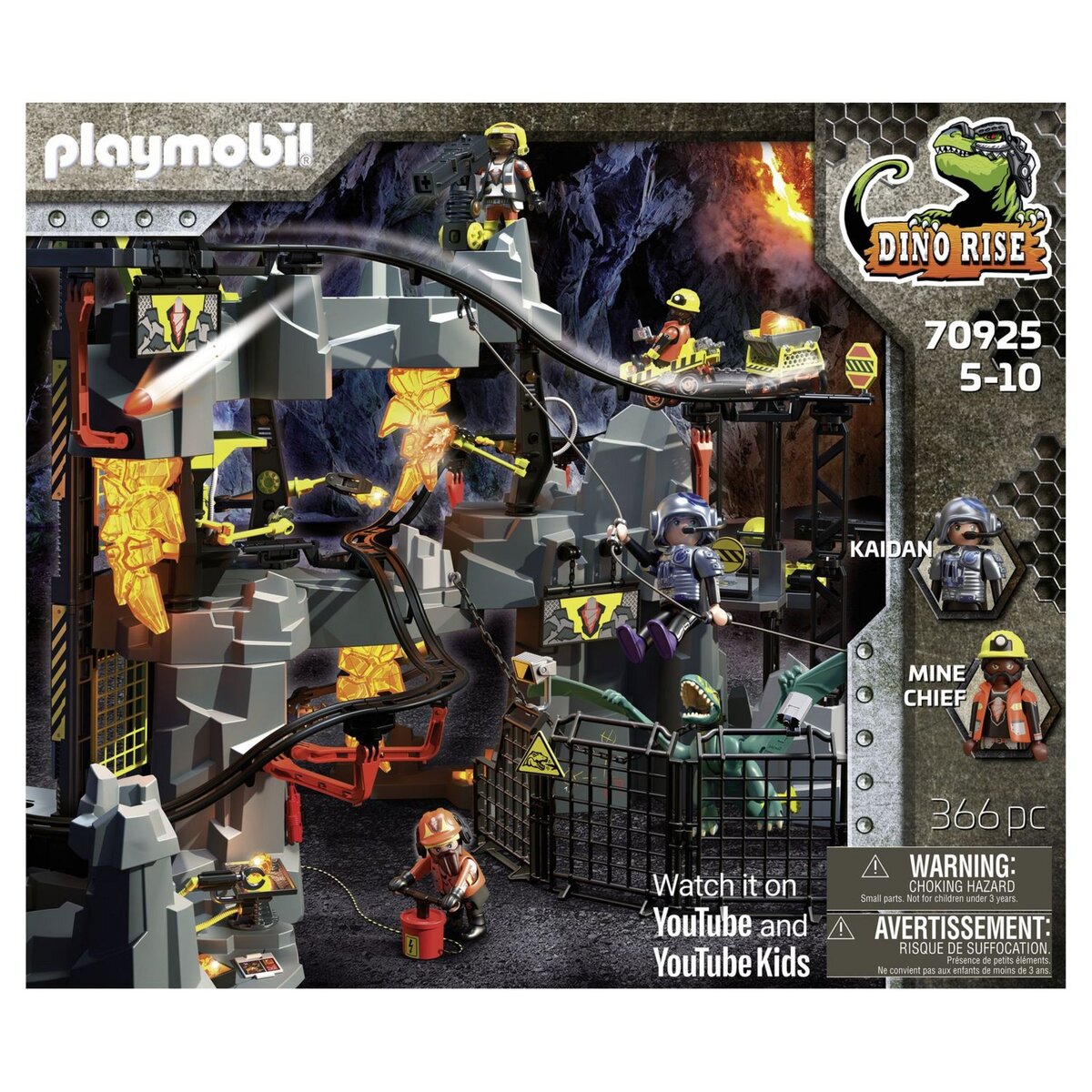 PLAYMOBIL 70925 Dino Mine pas cher - Auchan.fr