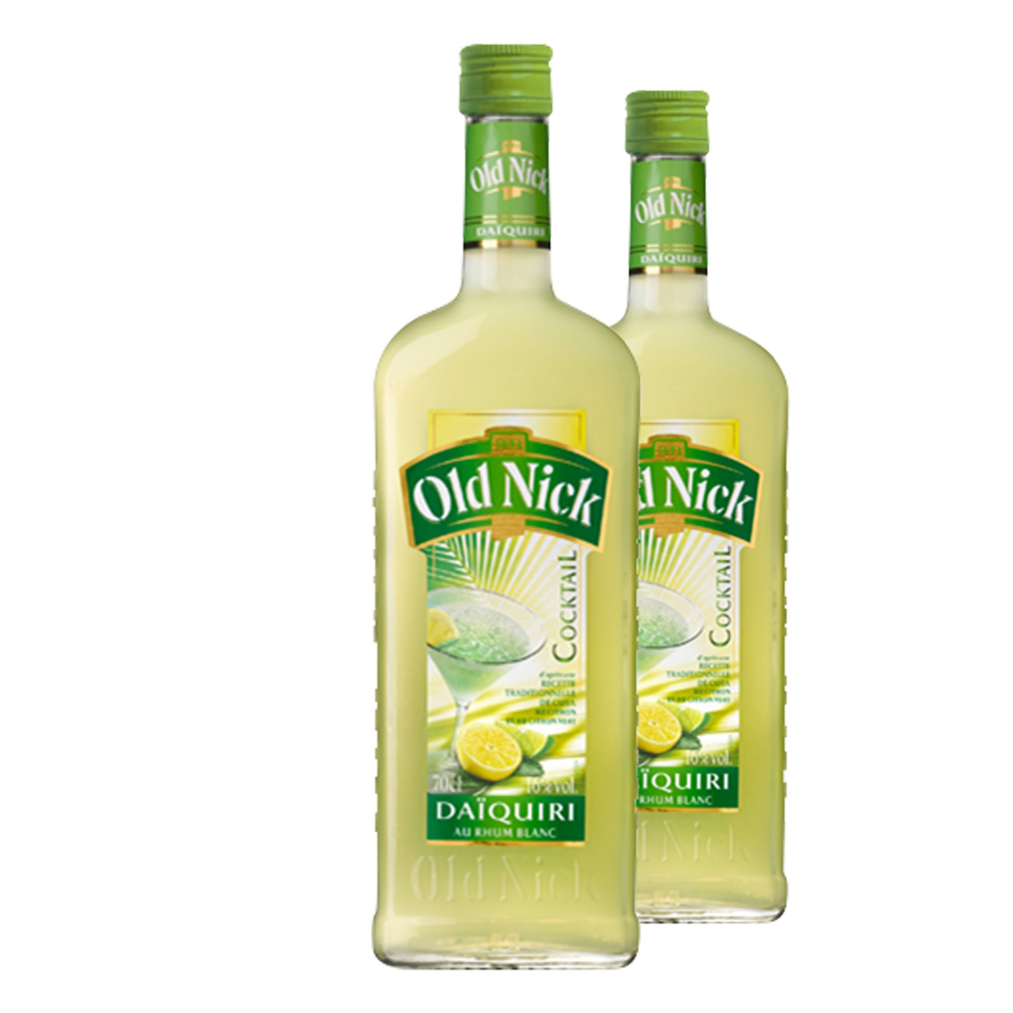 Old Nick Lot de 2 Old Nick Punch Daïquiri 16% pas cher - Auchan.fr