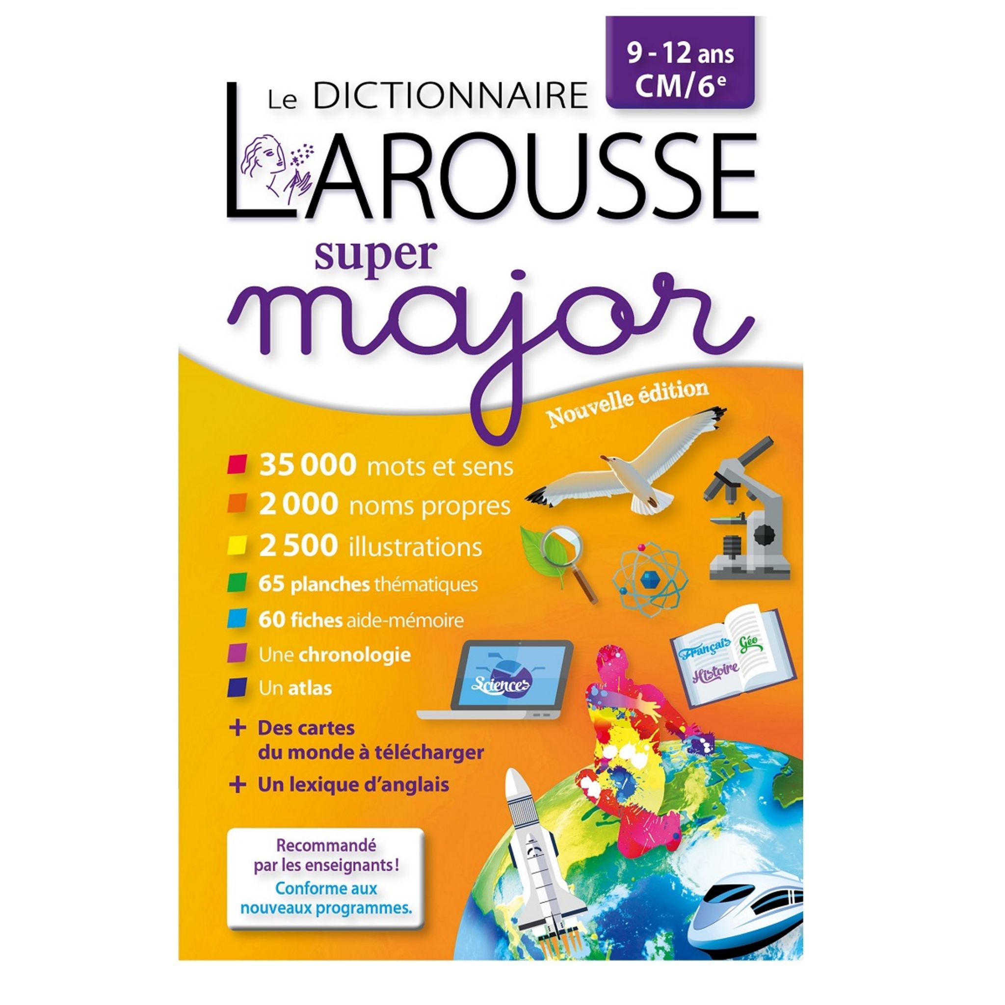 LAROUSSE Dictionnaire Super major 9/12 ans Larousse pas cher - Auchan.fr