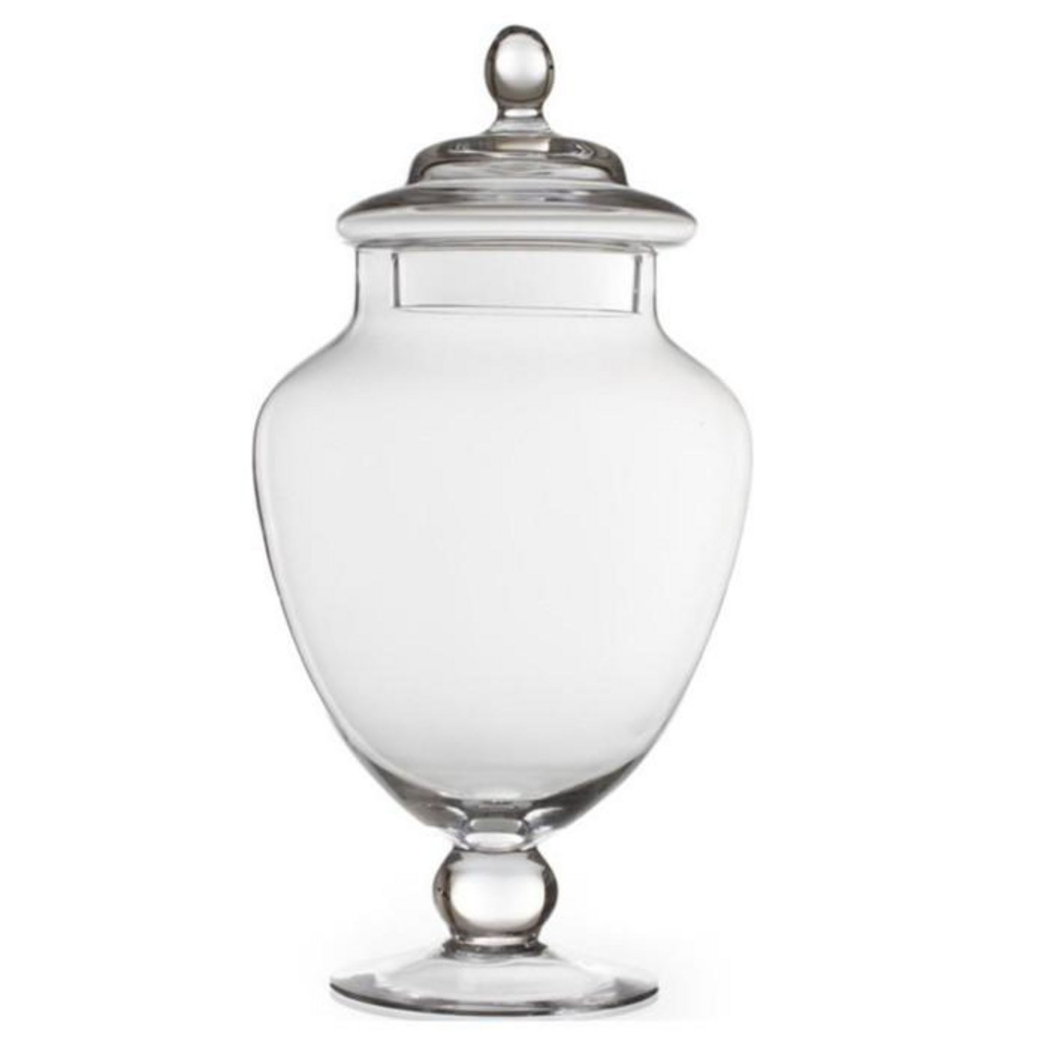 FIVE Bonbonnière sur Pied en Verre Elma 30cm Transparent pas cher ...