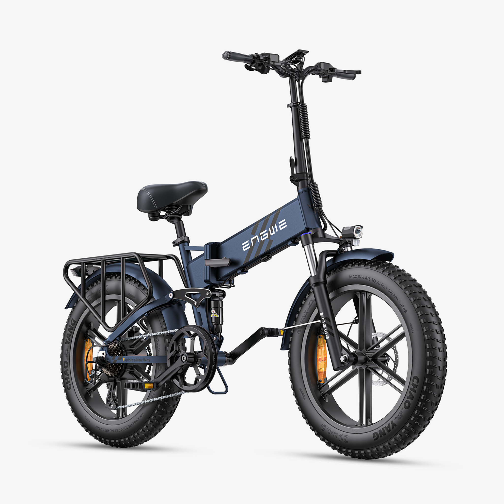 ENGWE Vélo électrique pliant ENGWE ENGINE PRO 2.0 à gros pneus, capteur ...