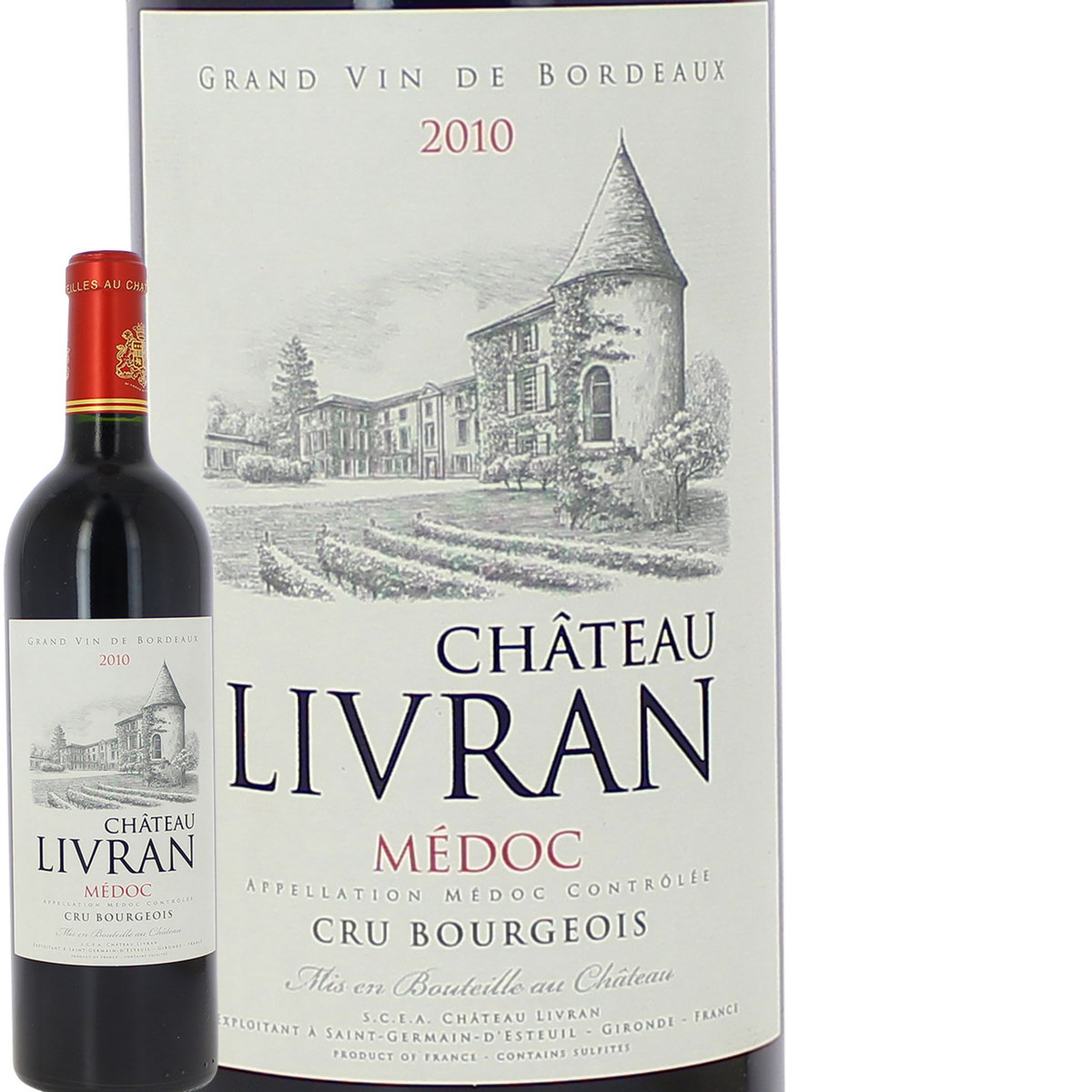 Chateau Livran 2010 pas cher - Auchan.fr