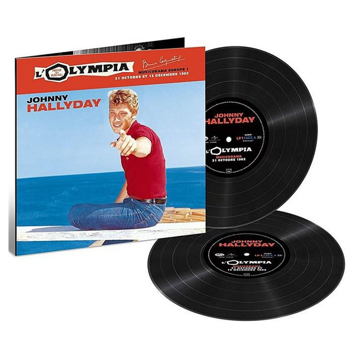 Johnny Hallyday - Olympia 1962 VINYLE pas cher - Auchan.fr