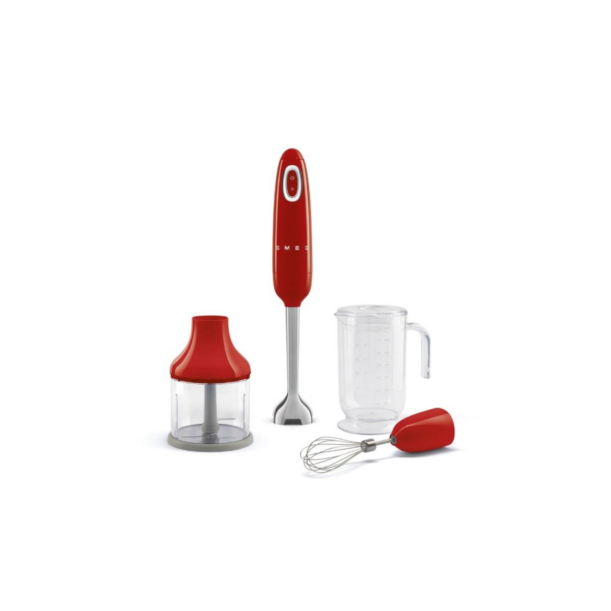SMEG Mixeur plongeant multifonction 700w rouge - HBF03RDEU pas cher ...