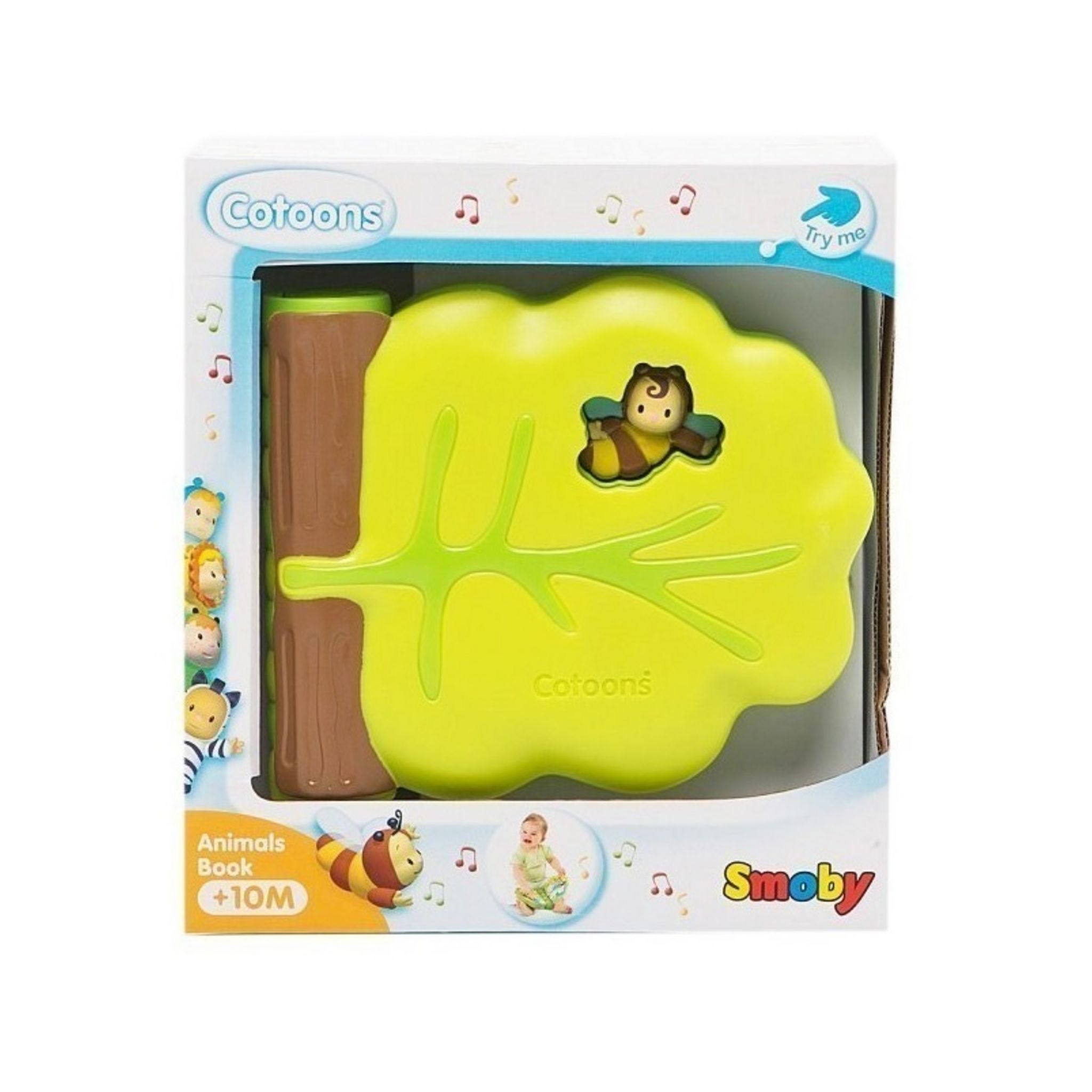 SMOBY Cotoons Livre des Animaux Électronique pas cher - Auchan.fr