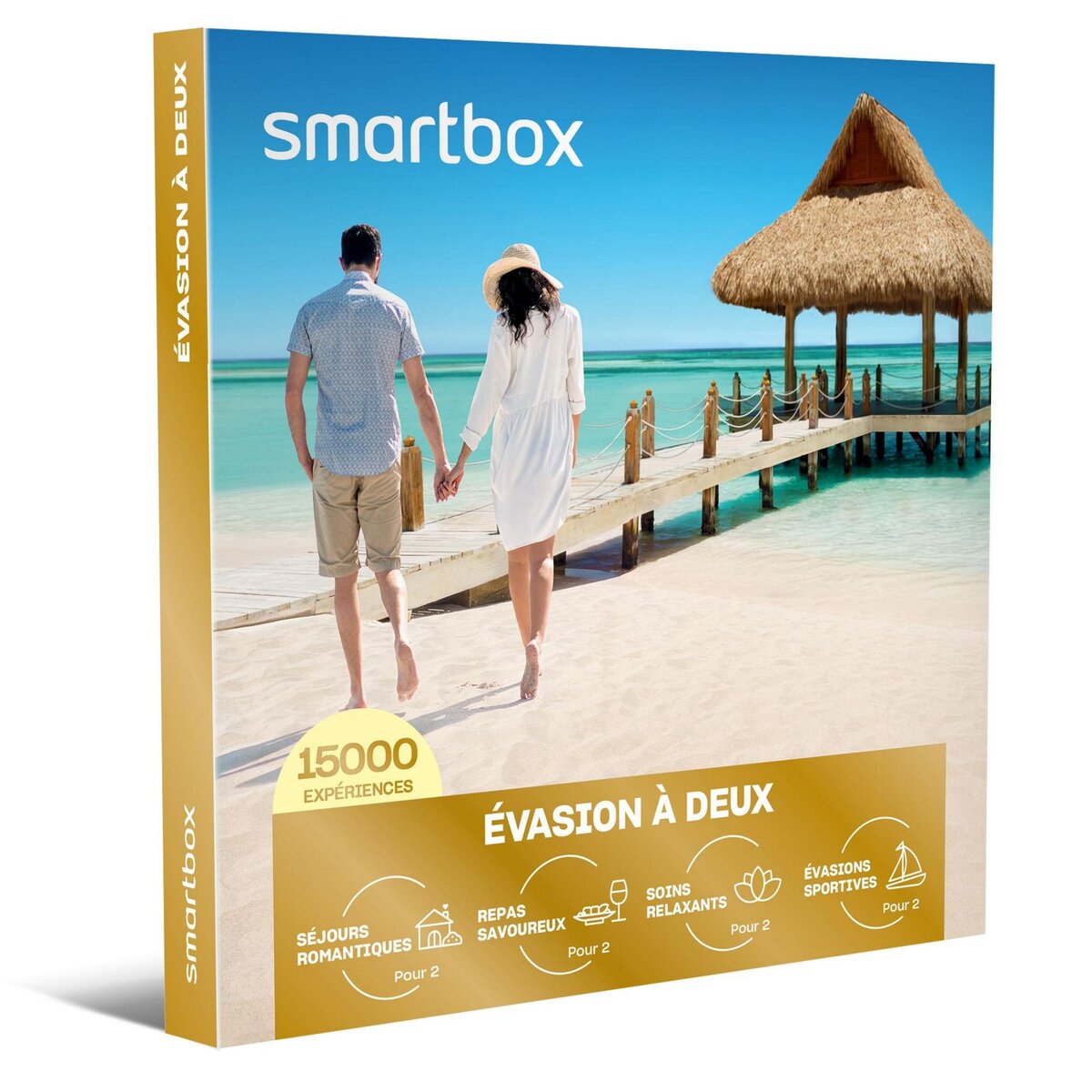 Smartbox Évasion à deux - Coffret Cadeau Multi-thèmes pas cher - Auchan.fr