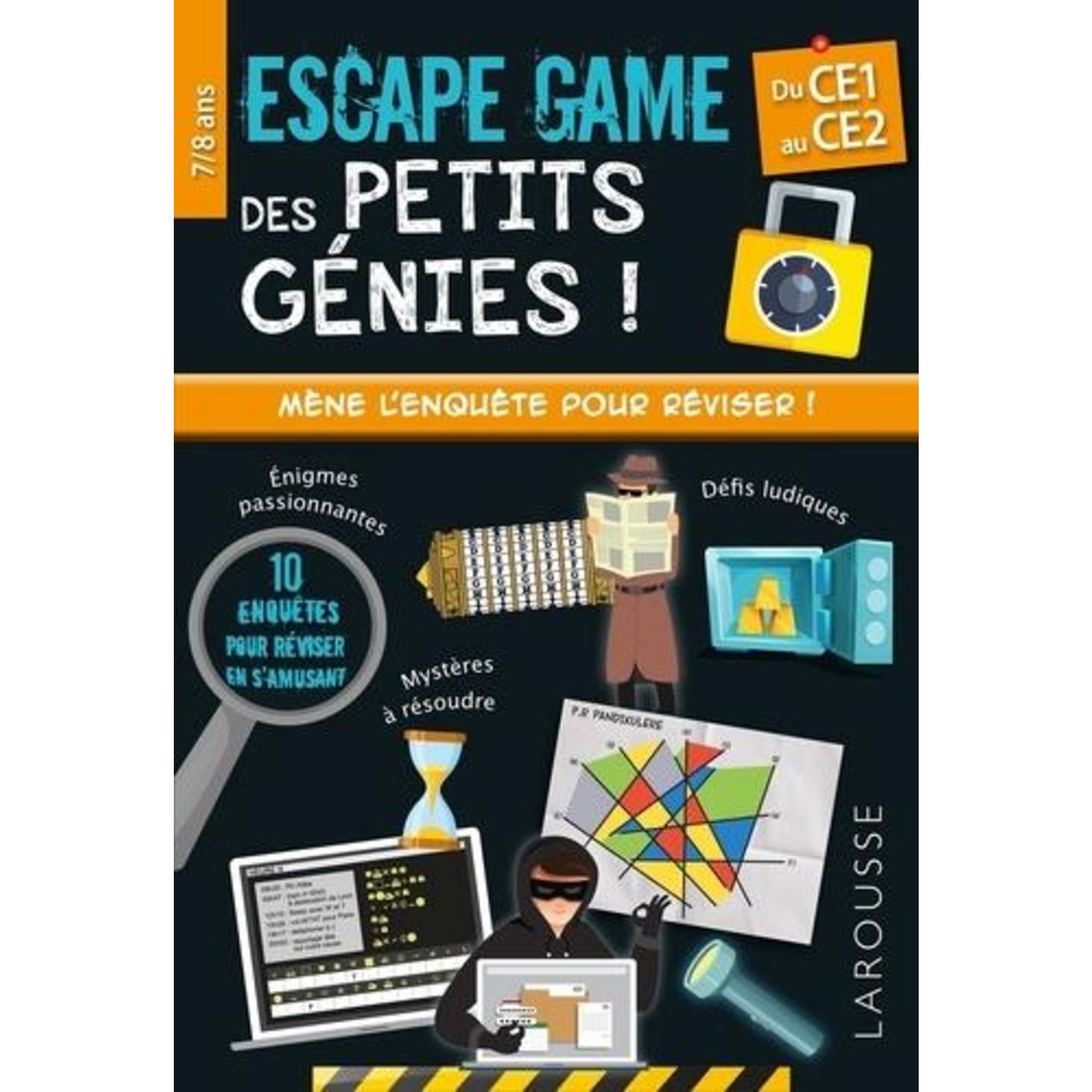 ESCAPE GAME DES PETITS GENIES ! DU CE1 AU CE2, Quénée Mathieu pas cher - Auchan.fr