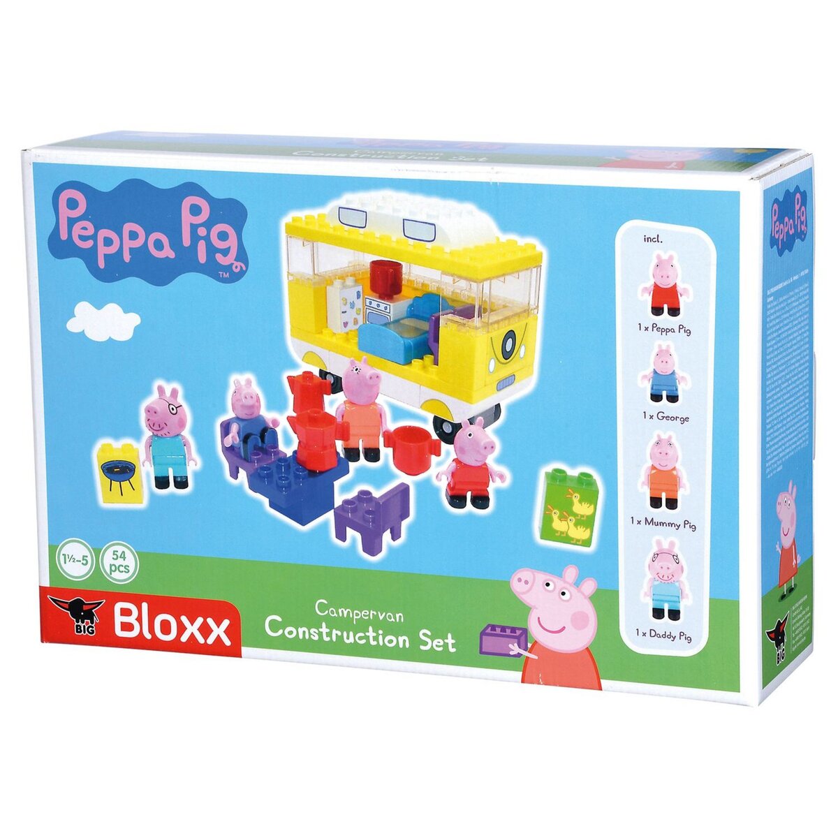 SIMBA Set construction Camping Car Peppa Pig Big Bloxx pas cher - Auchan.fr