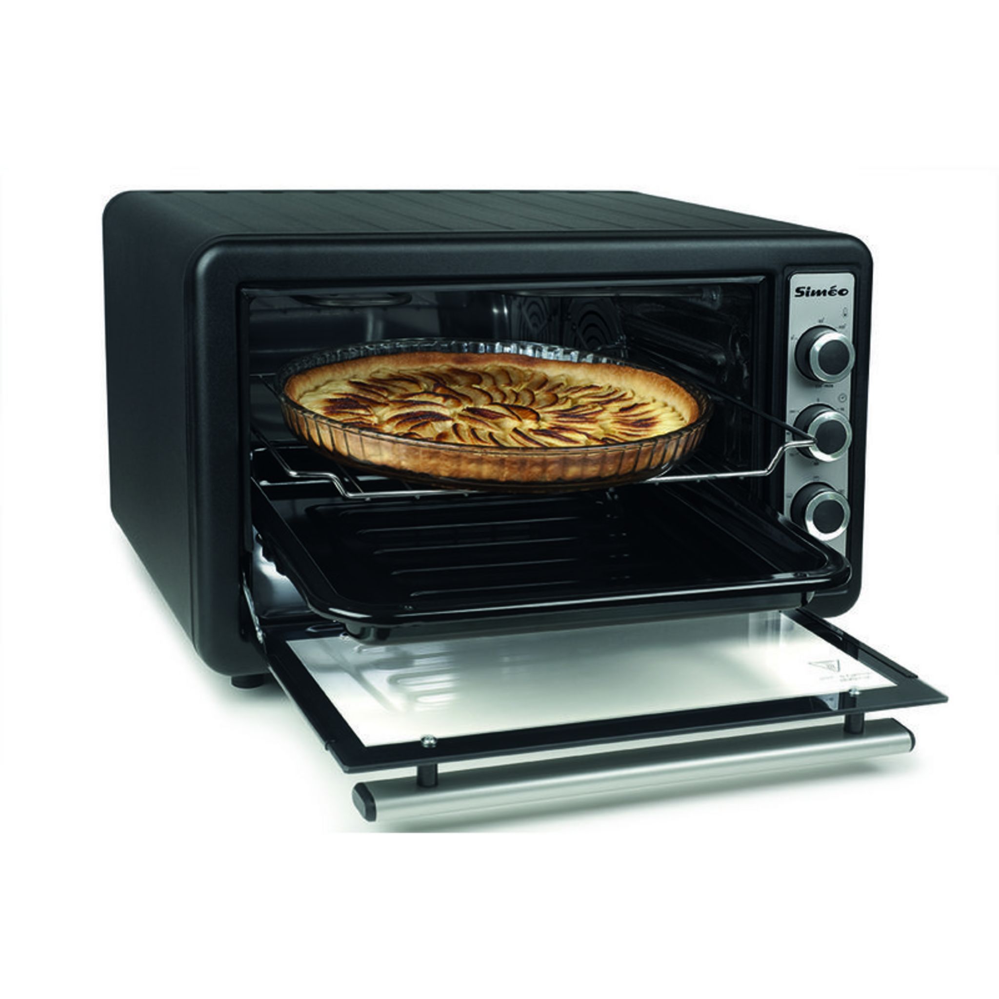 SIMEO Mini four QF347 Noir 34L 1100W pas cher - Auchan.fr