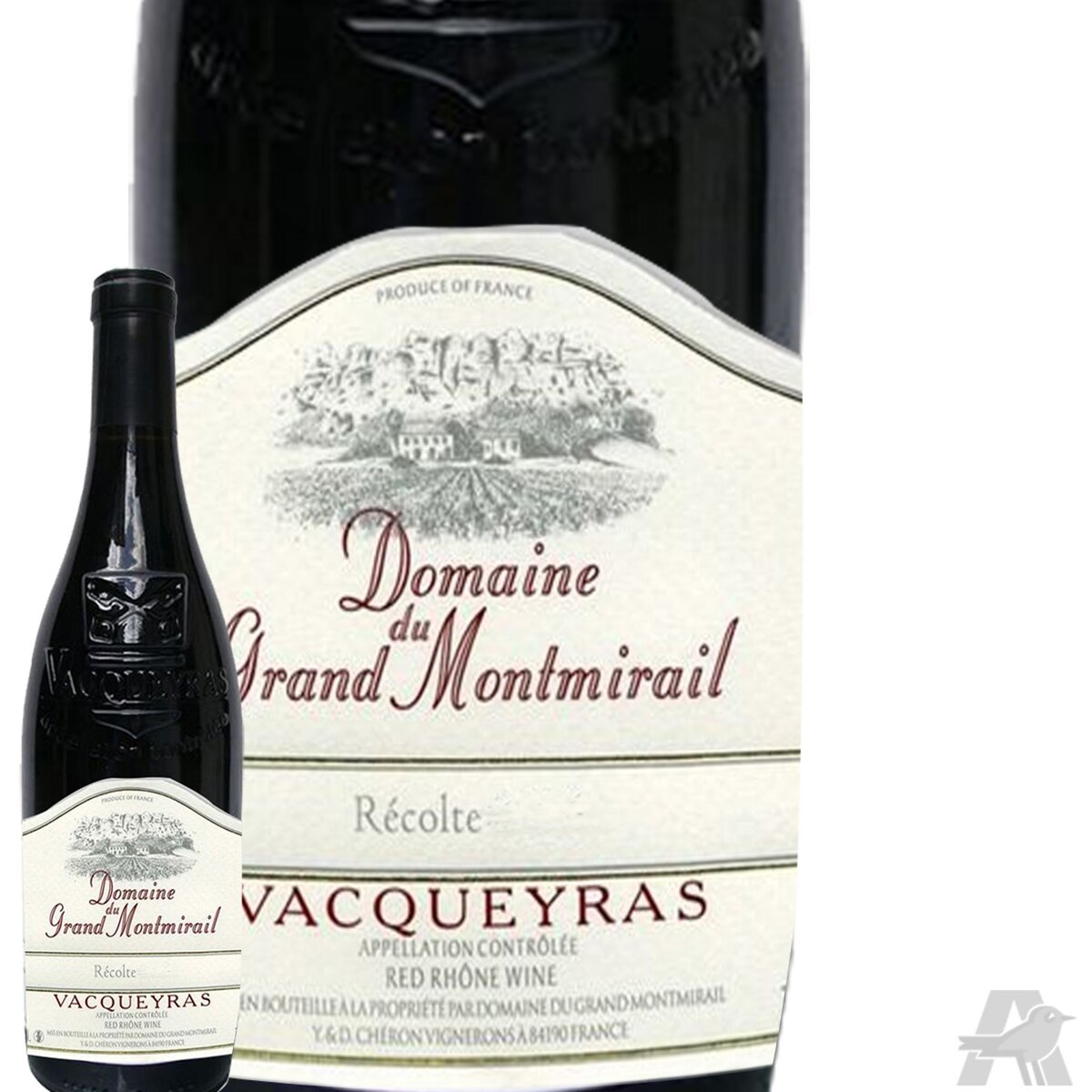 Domaine du Grand Montmirail Vacqueyras Rouge 2012 pas cher - Auchan.fr