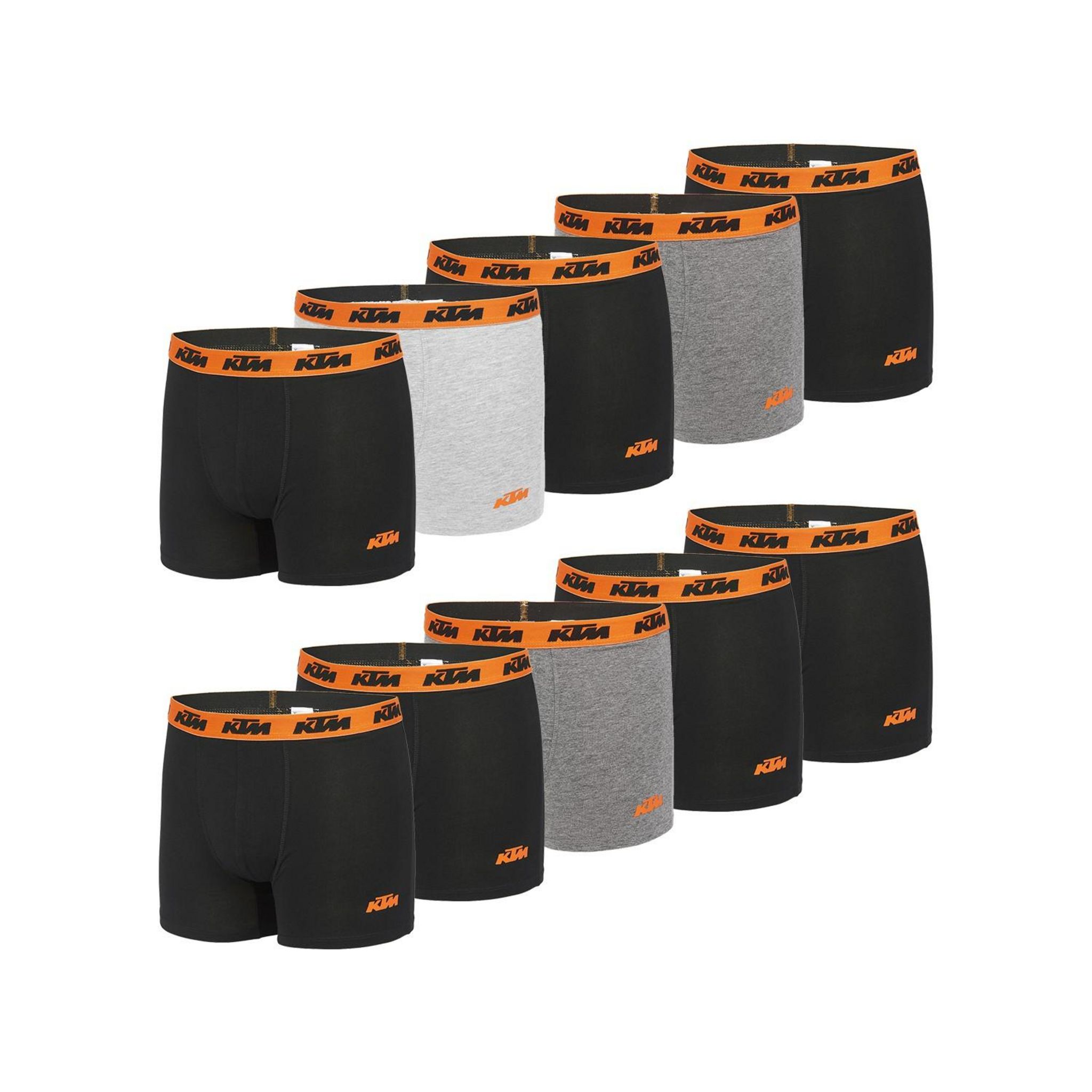 KTM Lot de 10 Boxers coton homme KTM pas cher - Auchan.fr