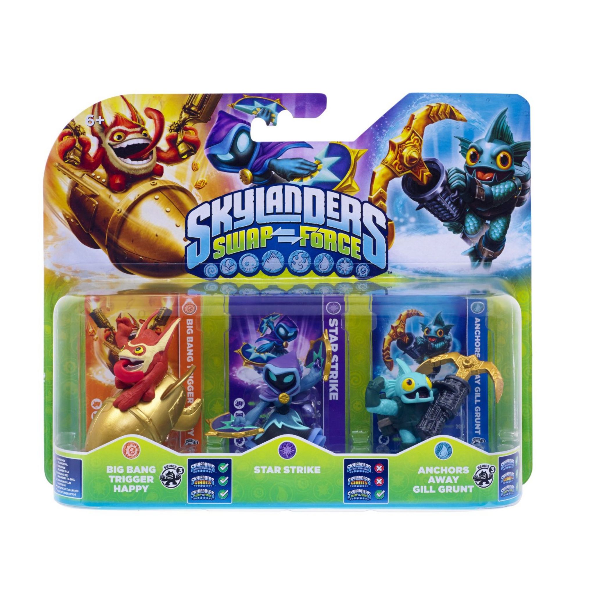 Triple Pack Skylanders Swap Force pas cher - Auchan.fr