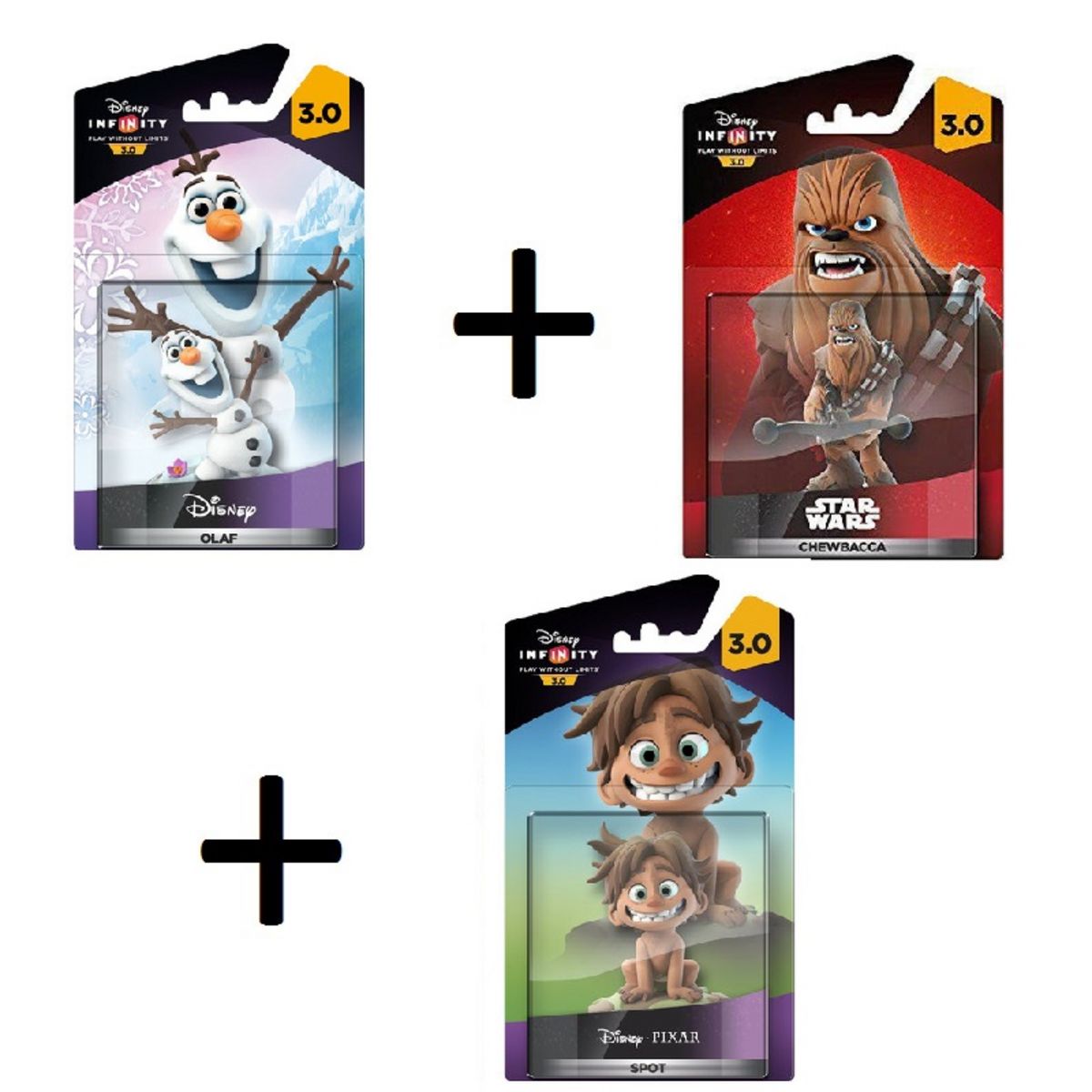 Figurine Disney Infinity 3.0 : Olaf - Chewbacca - Spot pas cher - Auchan.fr