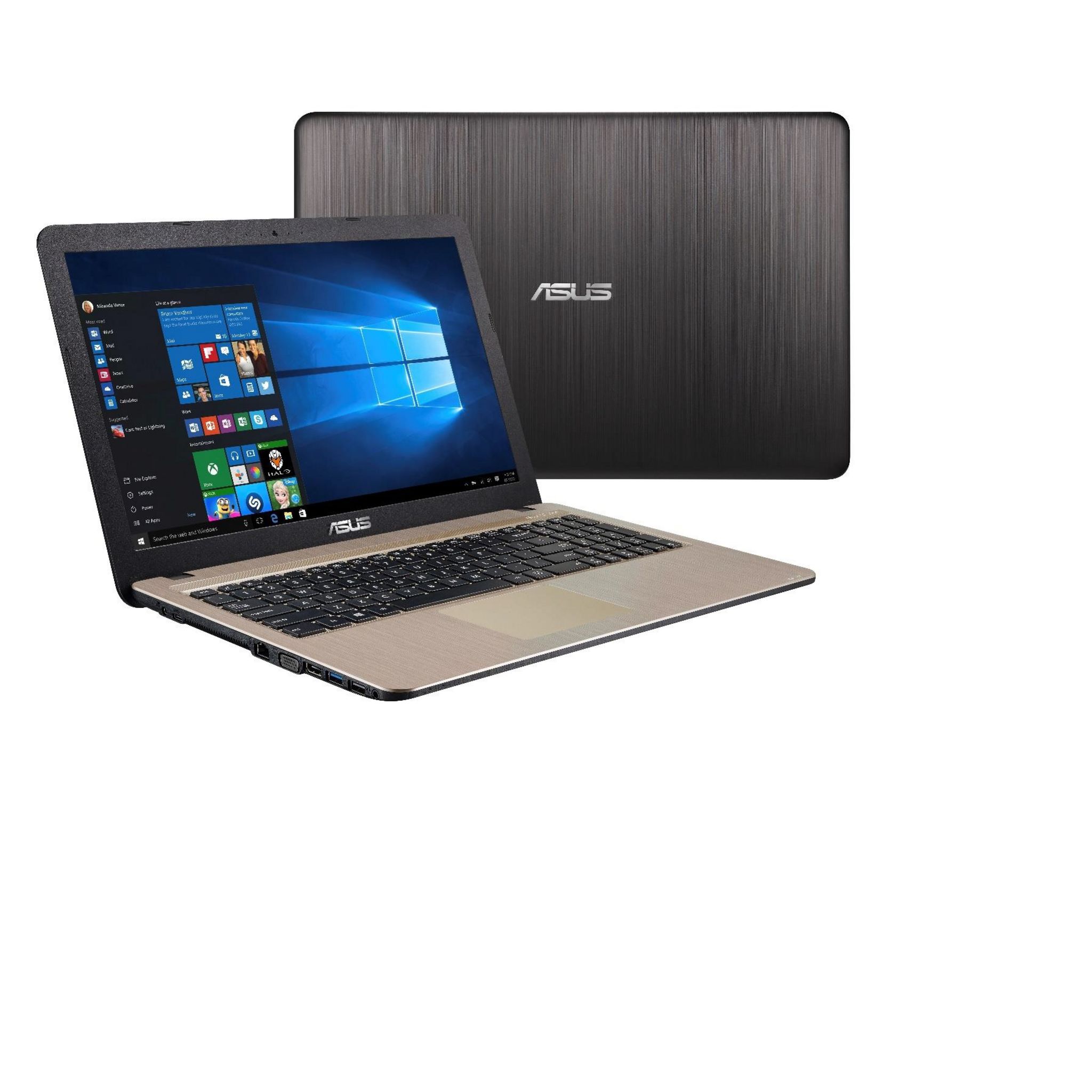 ASUS Ordinateur portable - F540SA-XX103T- Noir/Or pas cher - Auchan.fr