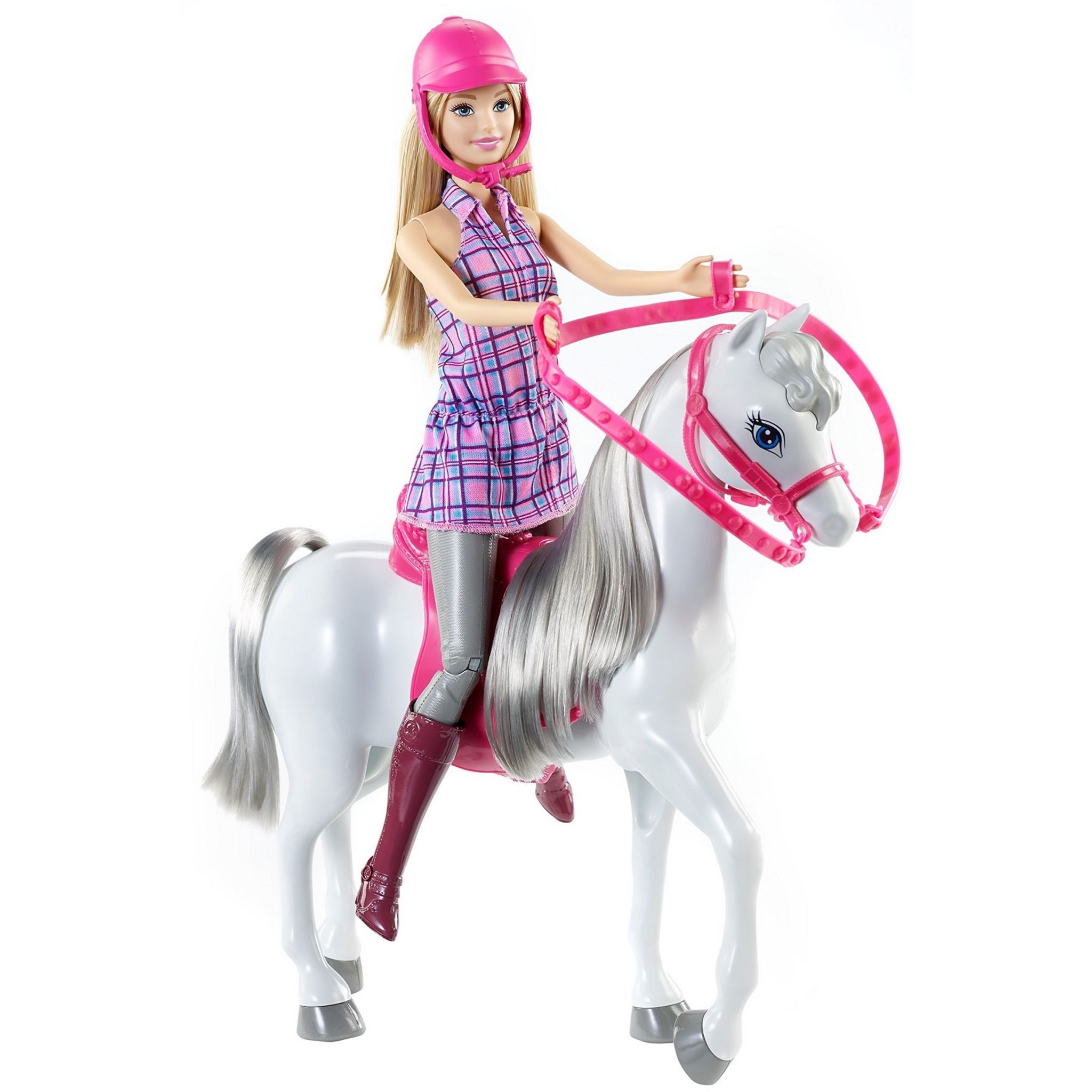 MATTEL Poupée Barbie et son cheval pas cher - Auchan.fr