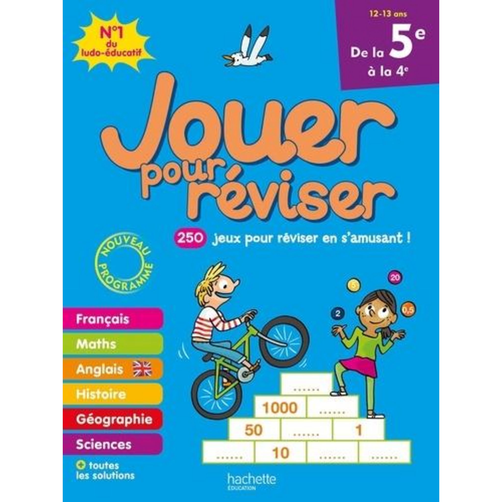 JOUER POUR REVISER DE LA 5E A LA 4E. AVEC UN CRAYON, EDITION 2020 ...