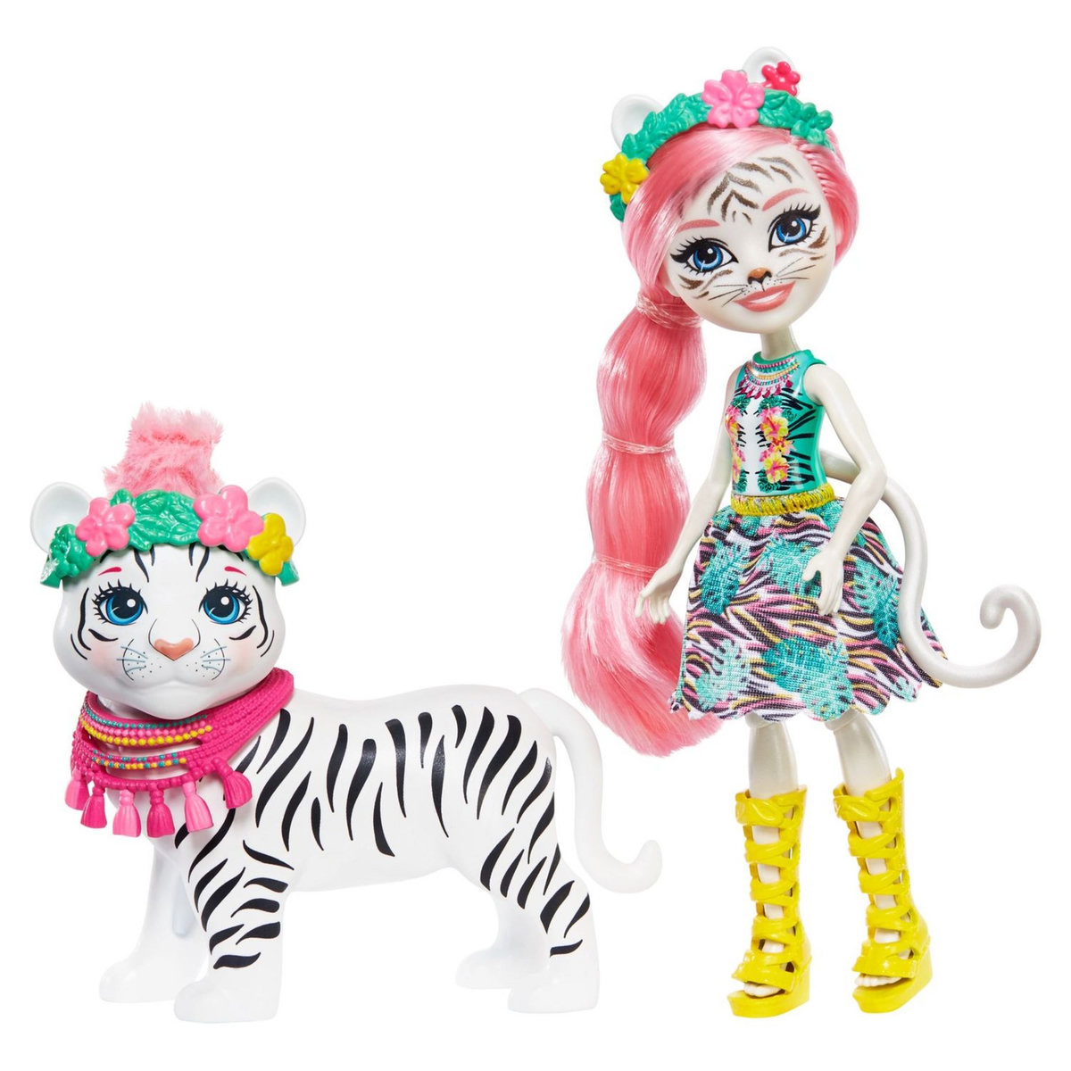MATTEL Enchantimals Coffret - Tadley Tigre et Kitty pas cher - Auchan.fr