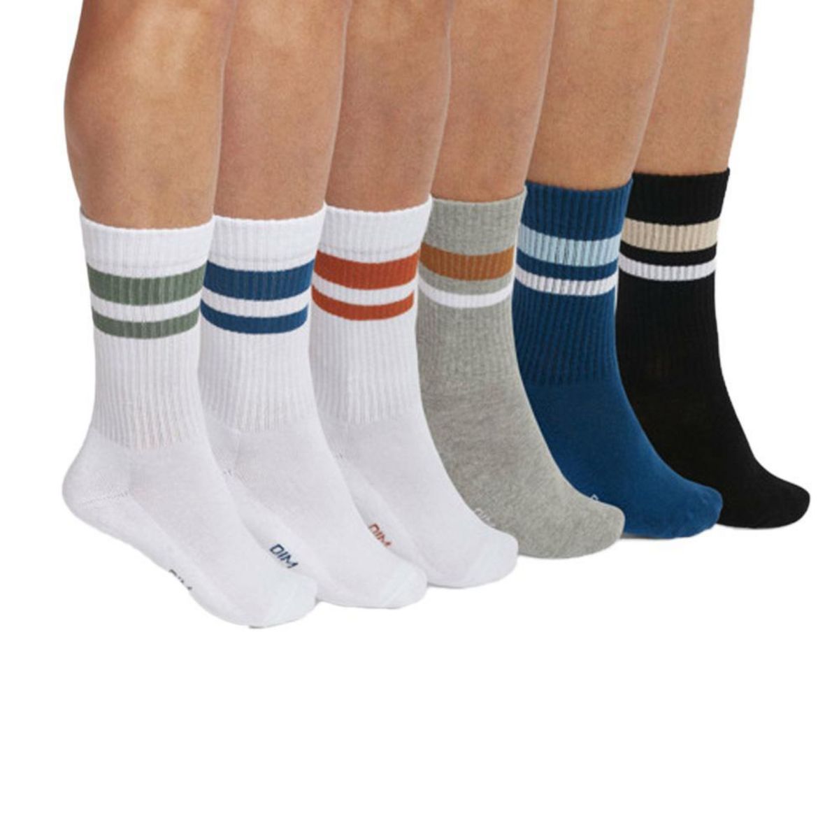 DIM X6 Paires de Chaussettes /Gris Homme Dim D0CUV pas cher - Auchan.fr